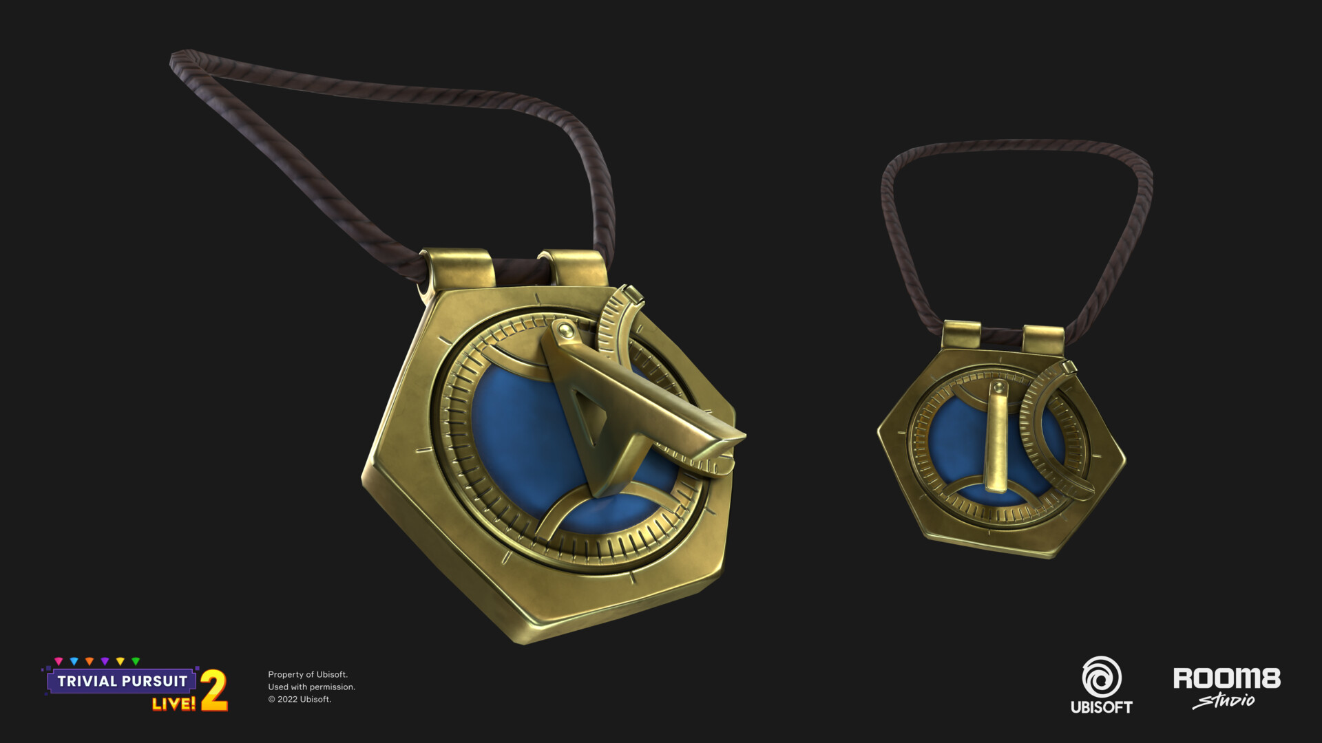 Room 8 Studio - Portfolio - Hangers (Trivial Pursuit Live! 2)