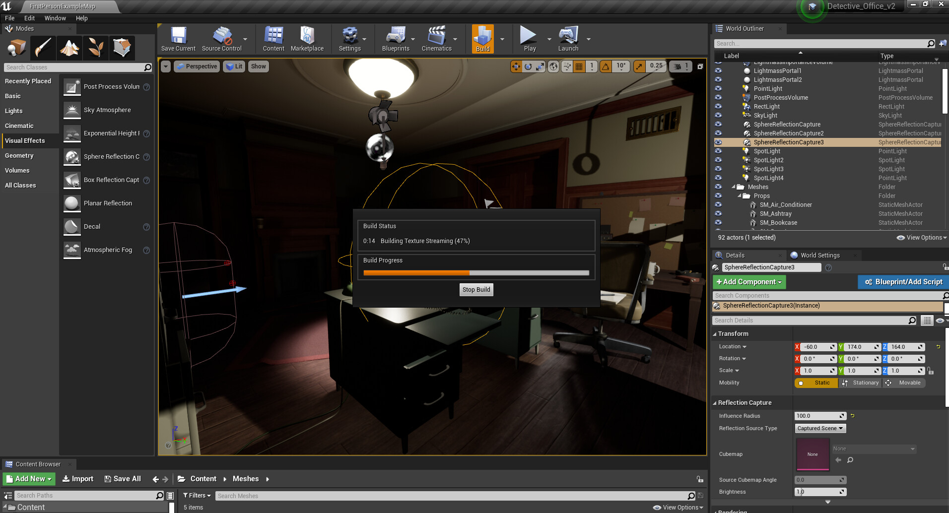 Jody Anderson - Detectives Office - Game Environment - Unreal Engine 4.25