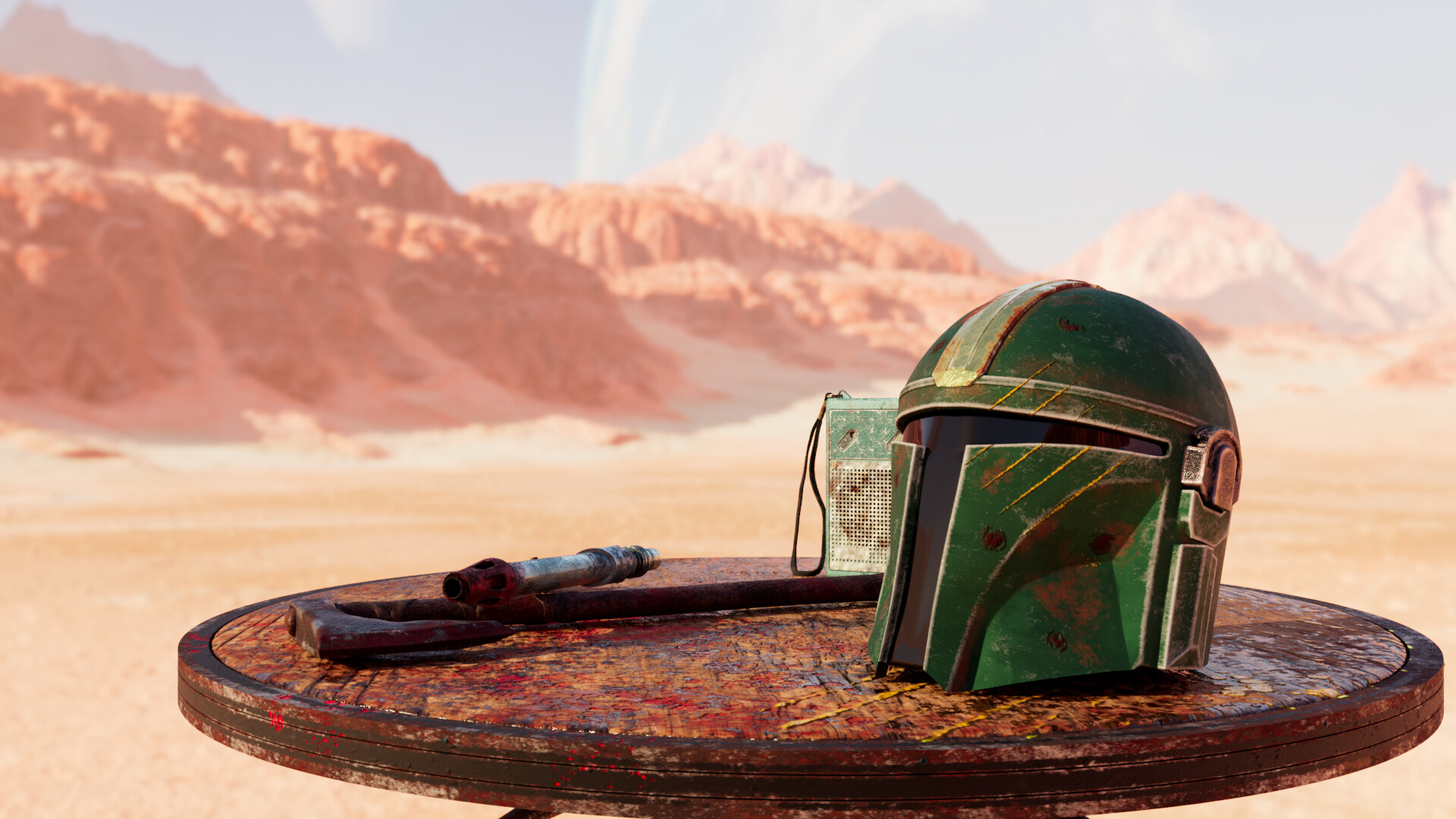 ArtStation - Study_Substance 3D Painter, MAYA (Starwars)
