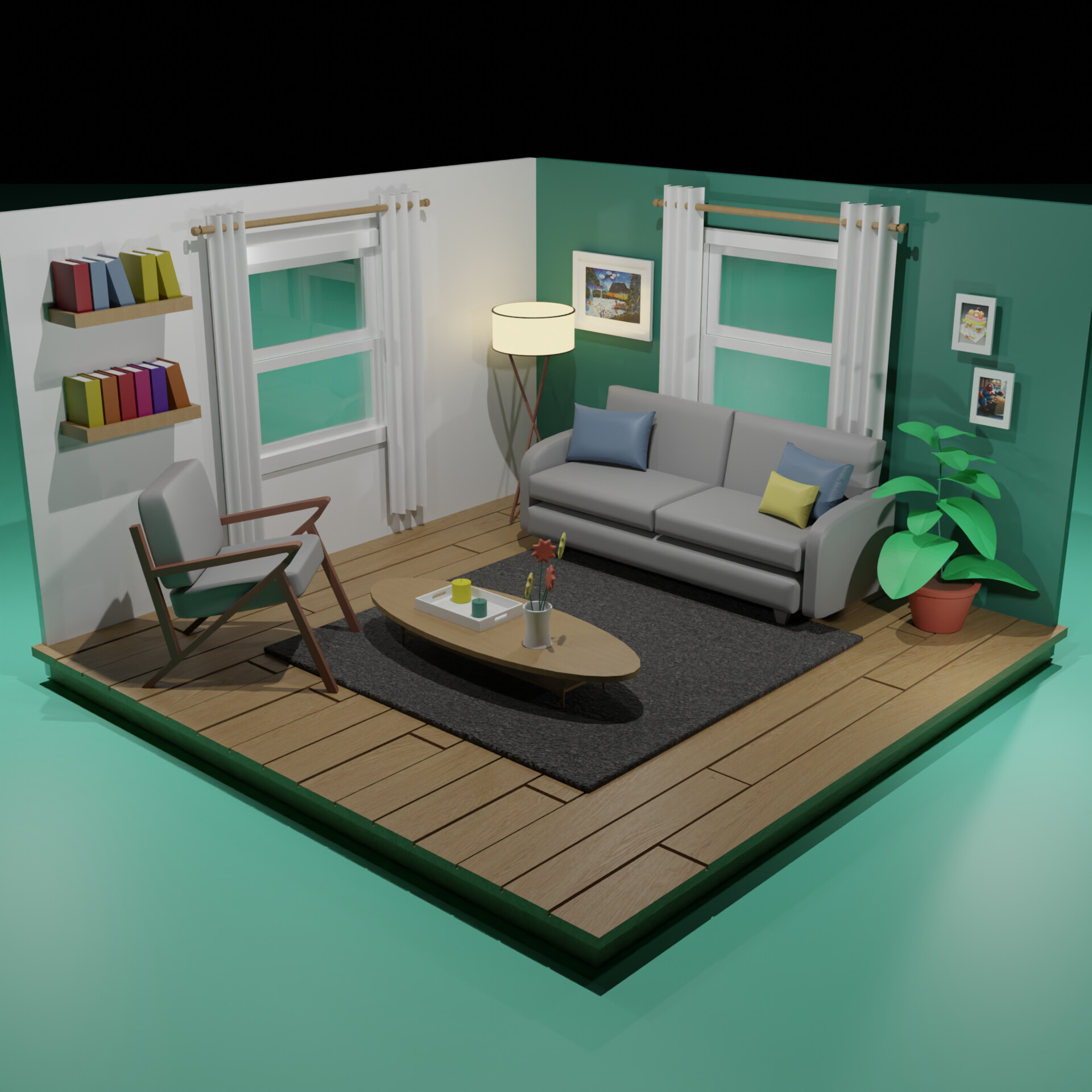 ArtStation - Simple Interior Design