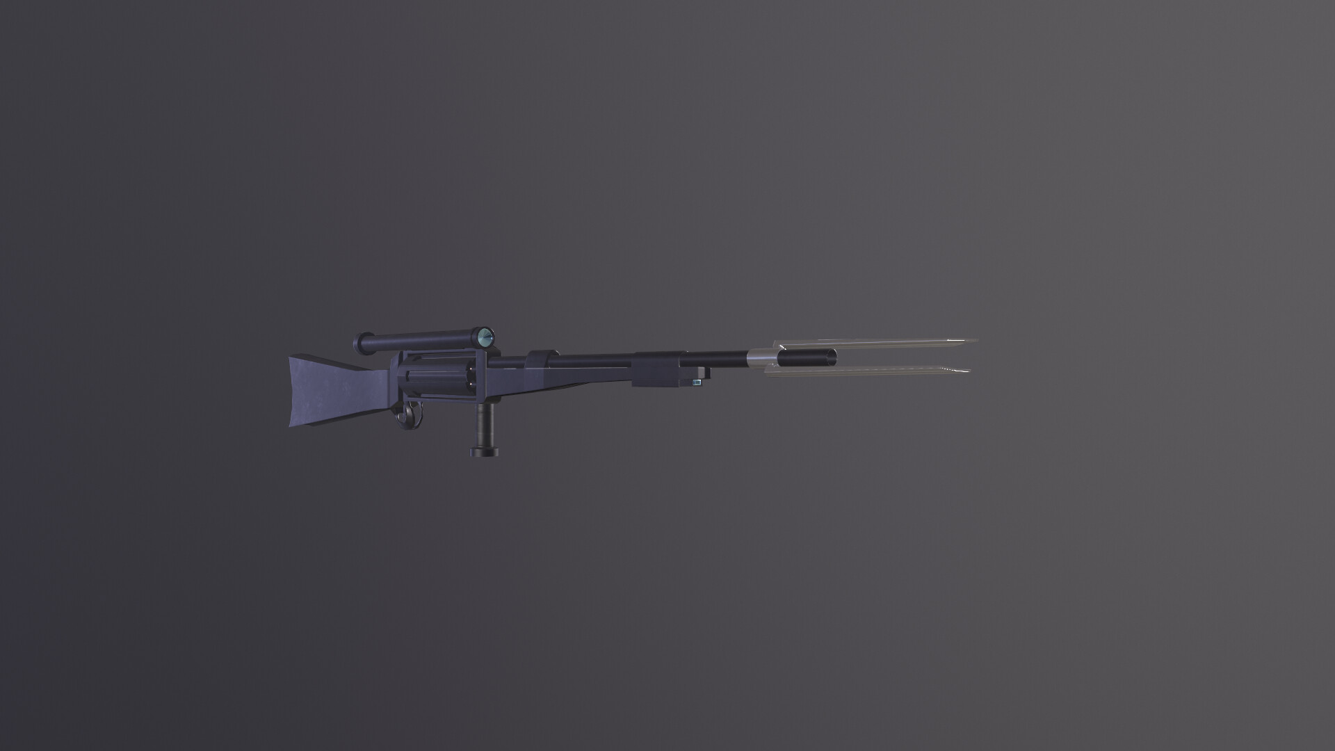 ArtStation - Revolver sniper rifle (2 colors)