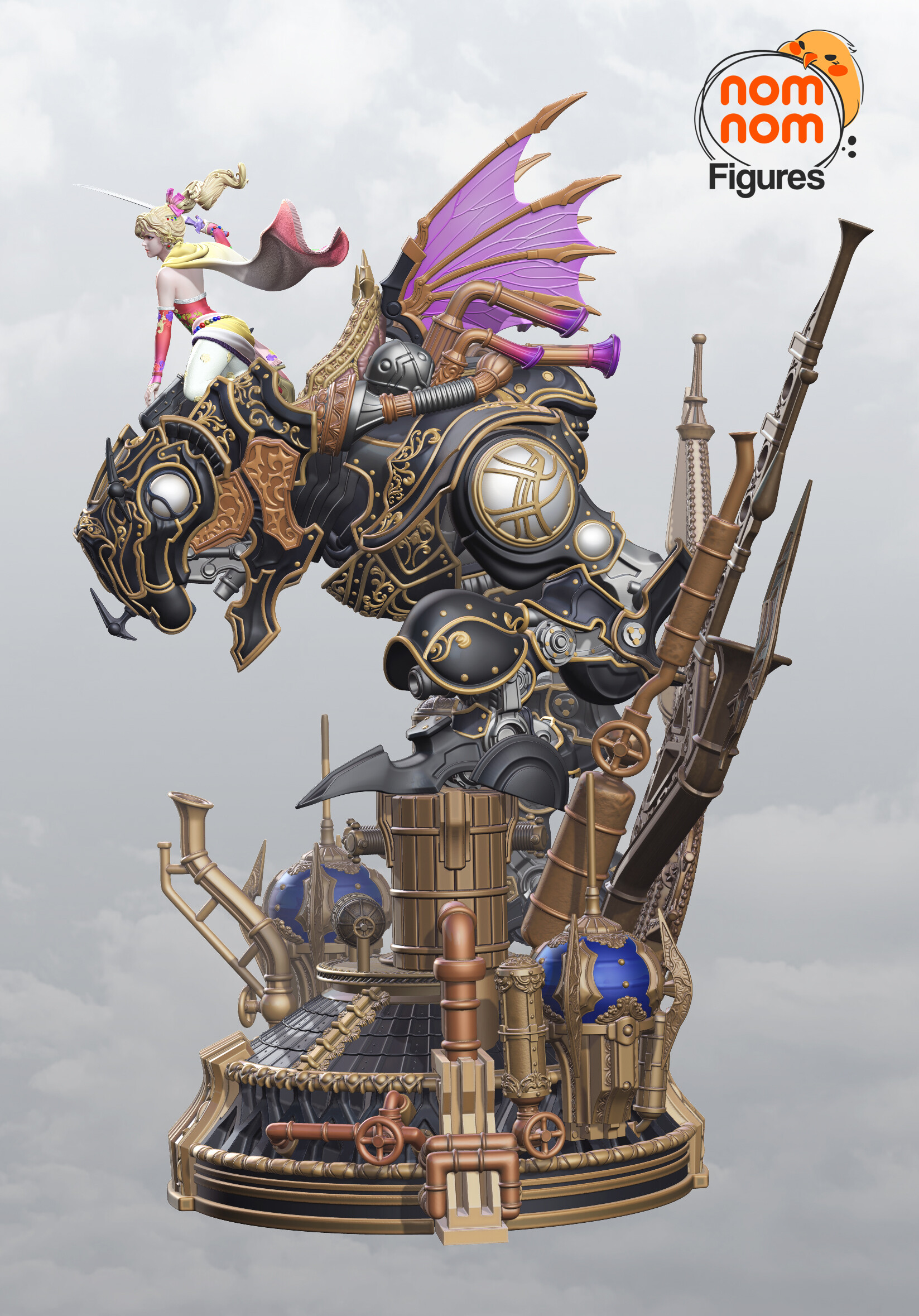 NomNom Figures - Terra with Magitek from Final Fantasy