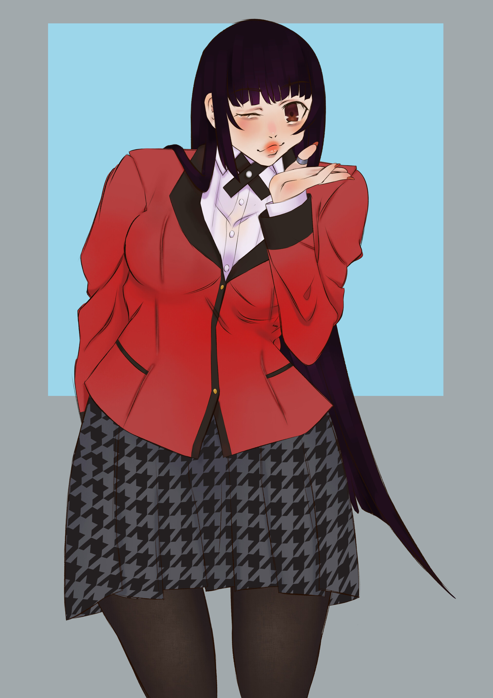 ArtStation - Yumeko Jabami by keiko Zeit