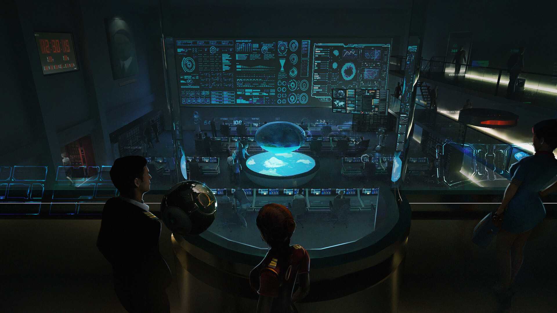 ArtStation - Central Control Center