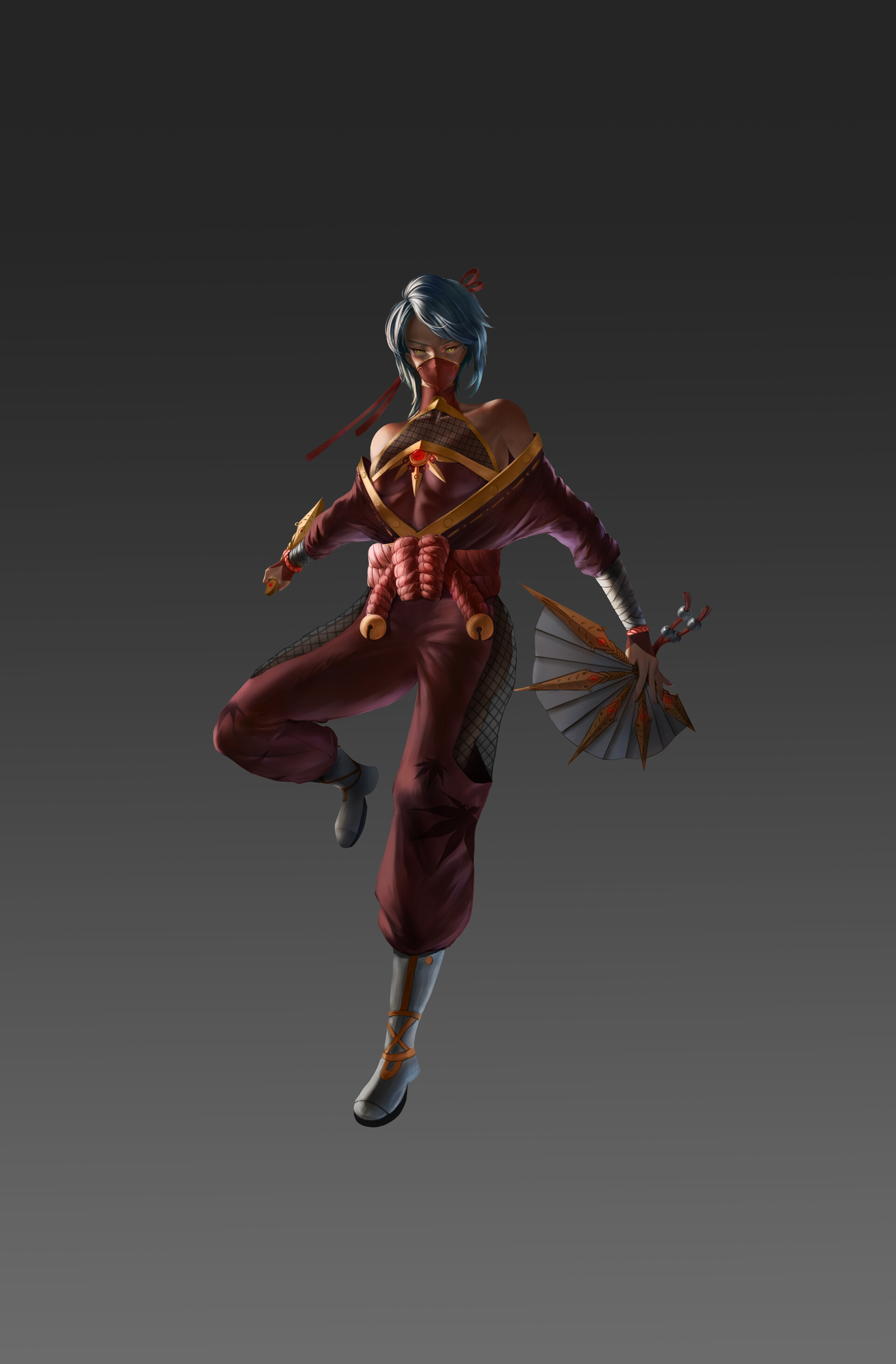 ArtStation - Character concept-Female ninja