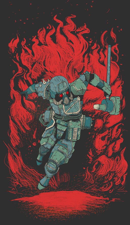 ArtStation - Eldritch Overload - Barbarian Subclass: Ark Welder