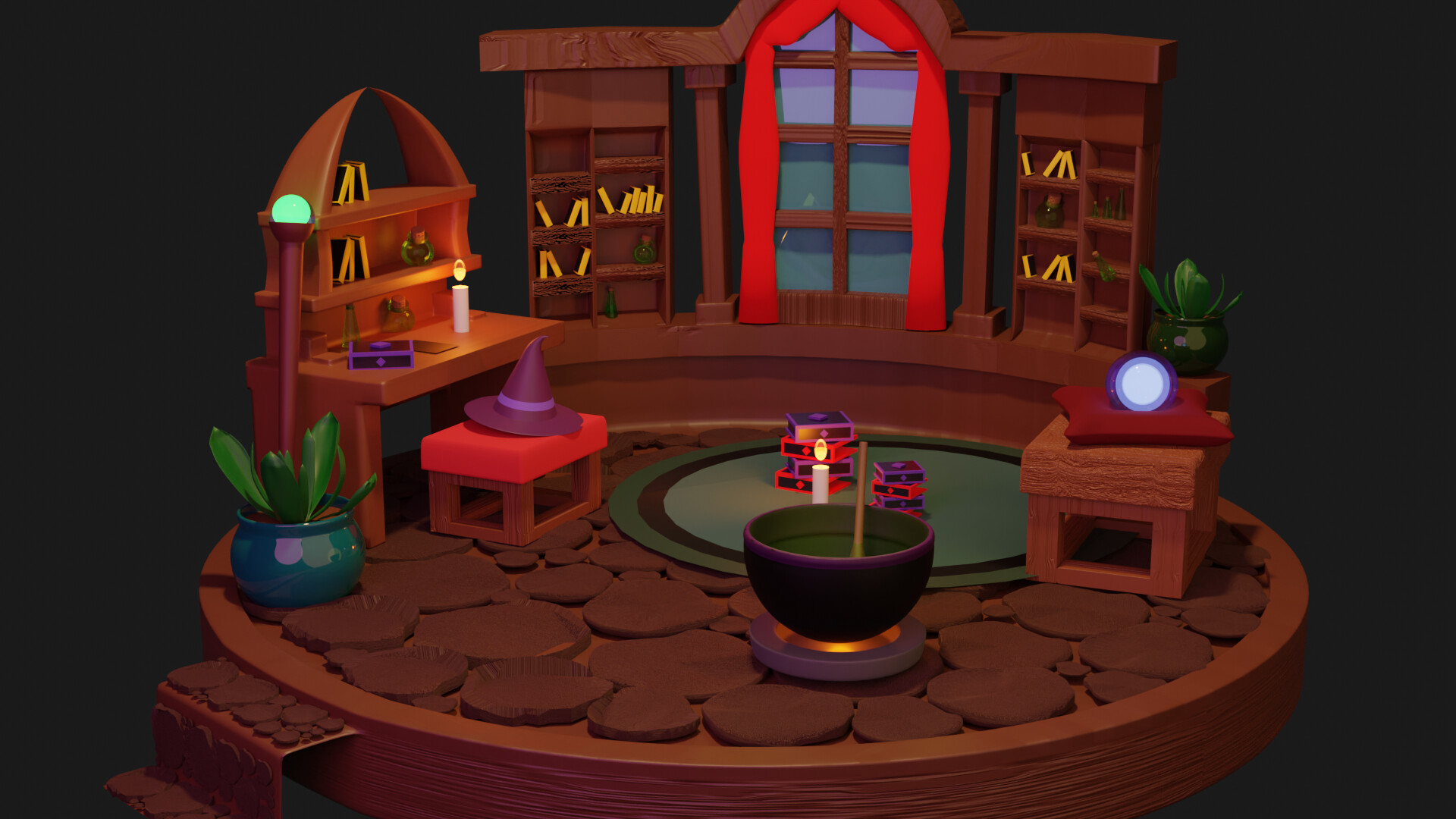 ArtStation - The witch's lair 🧙‍♀️