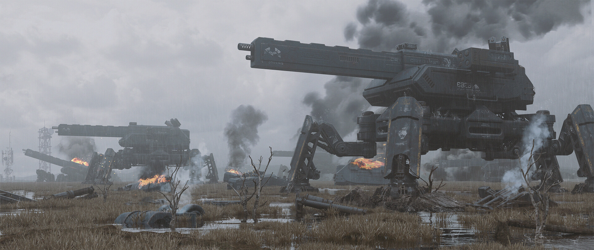 ArtStation - Walking tank