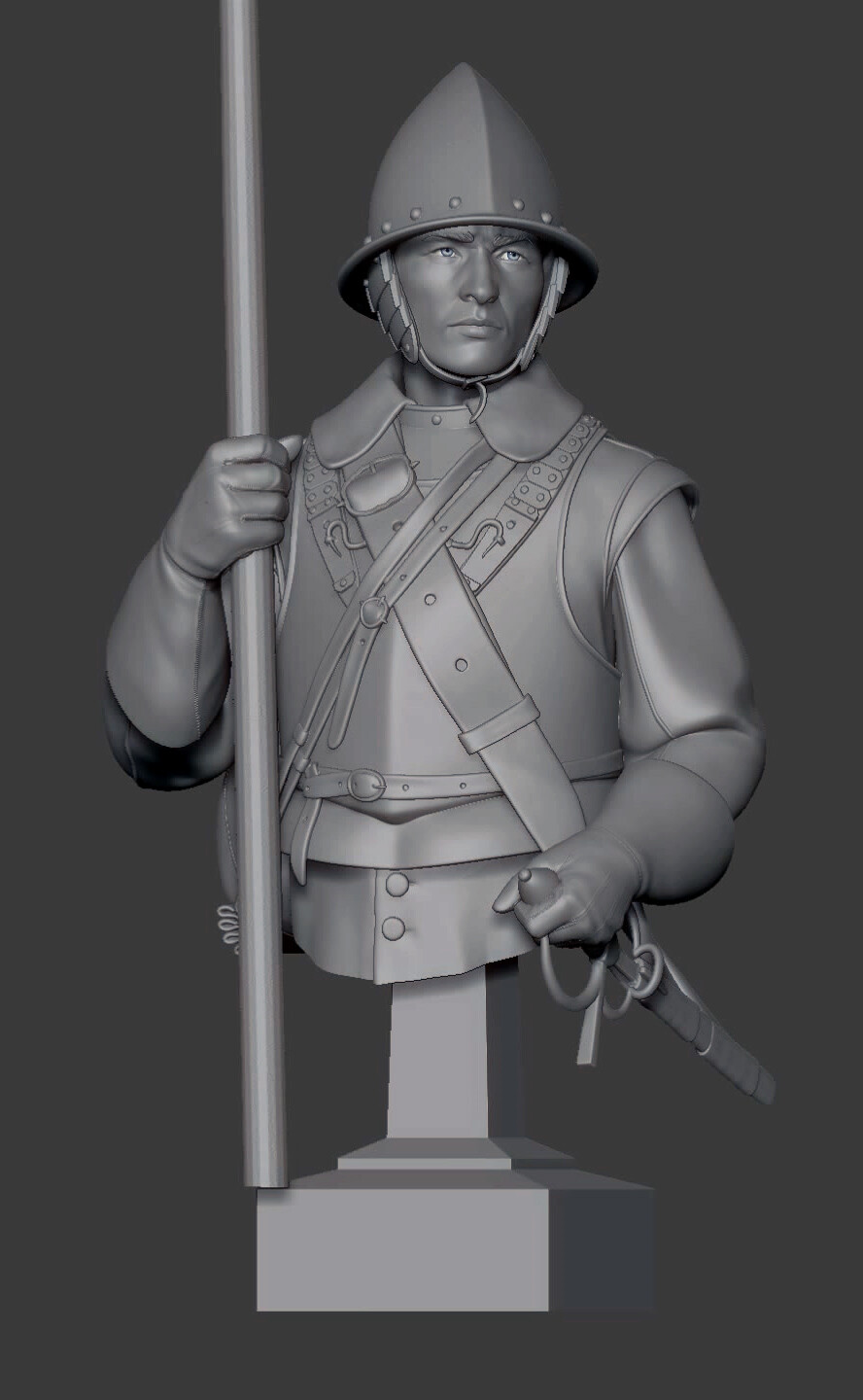 Viktor Voronenko - European Pikeman, XVII century