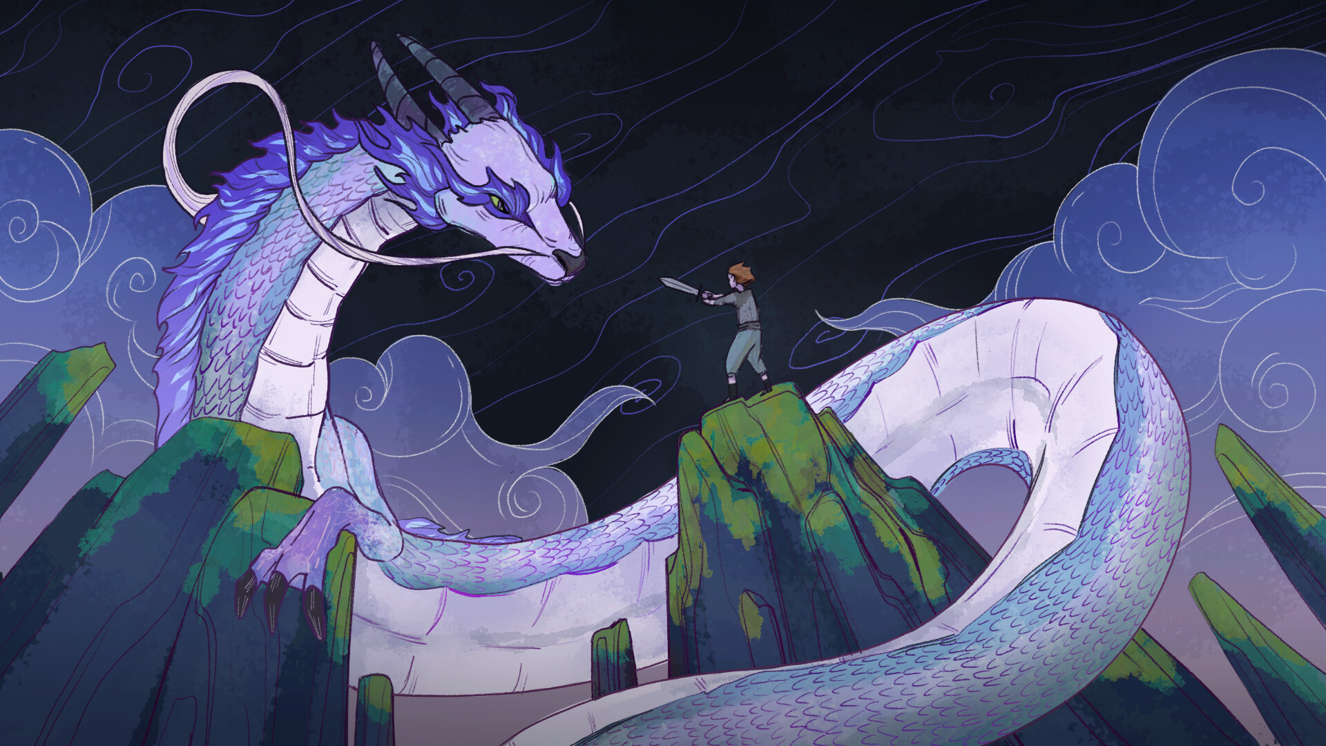 ArtStation - Dragon&boy