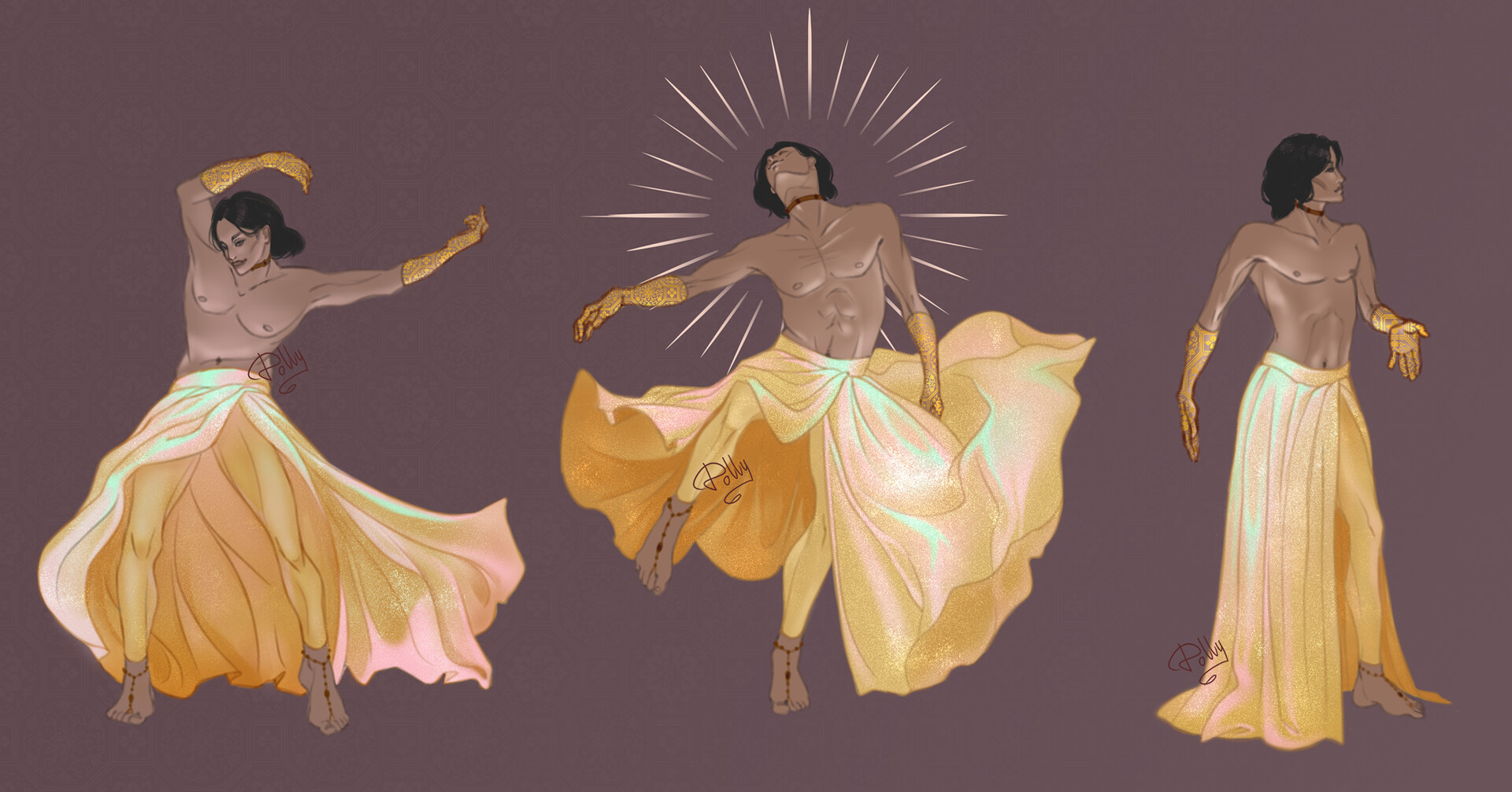 ArtStation - Young belly dancer