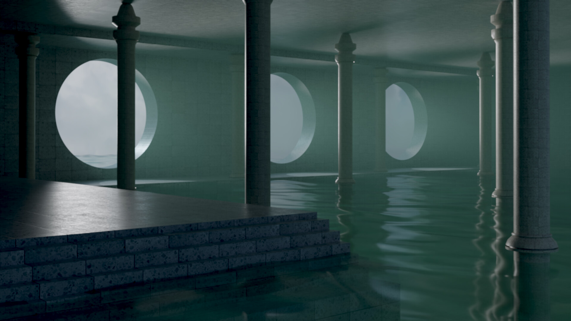 ArtStation - Backroom #1 - Poolroom