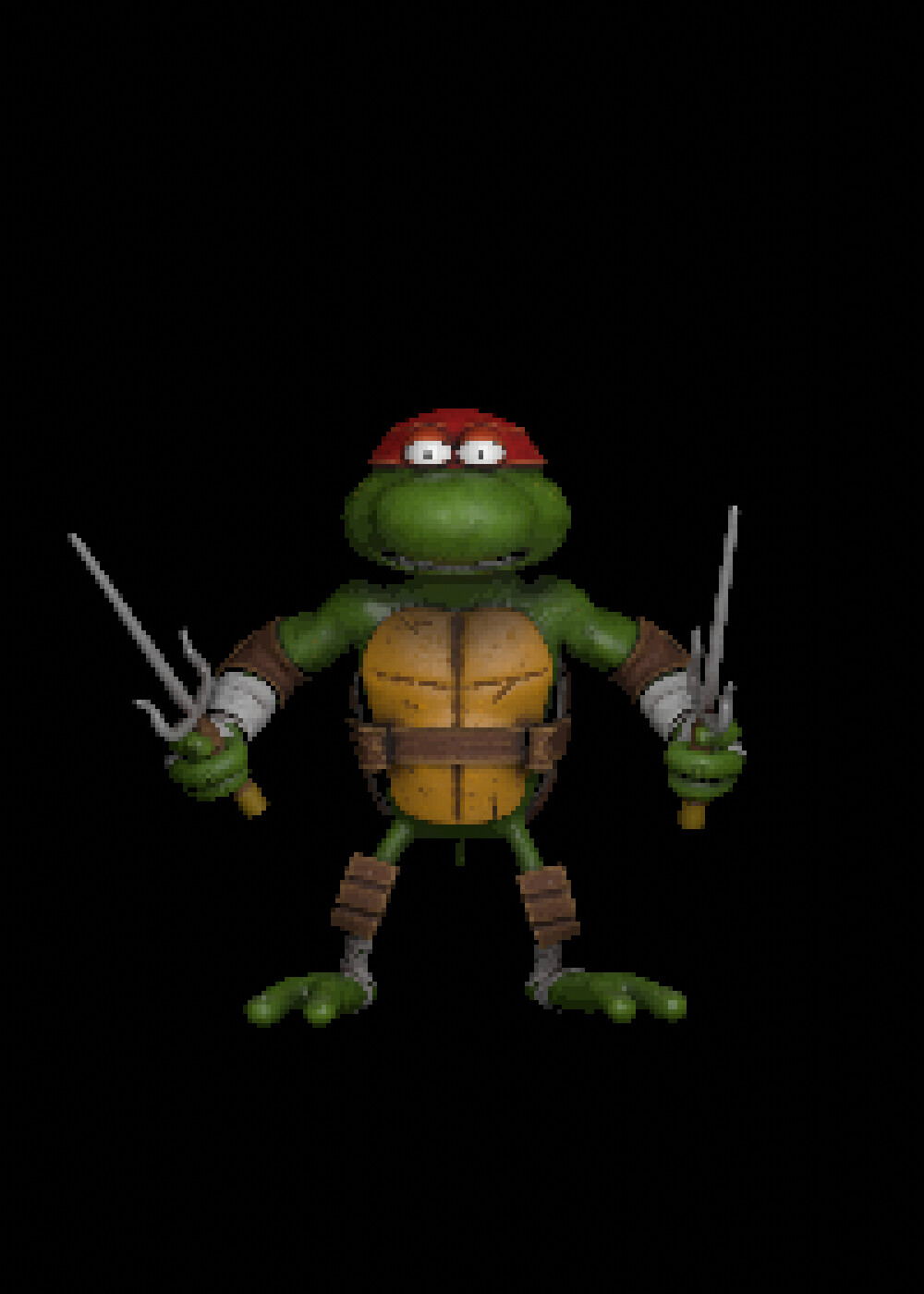 ji hair - Ninja turtles