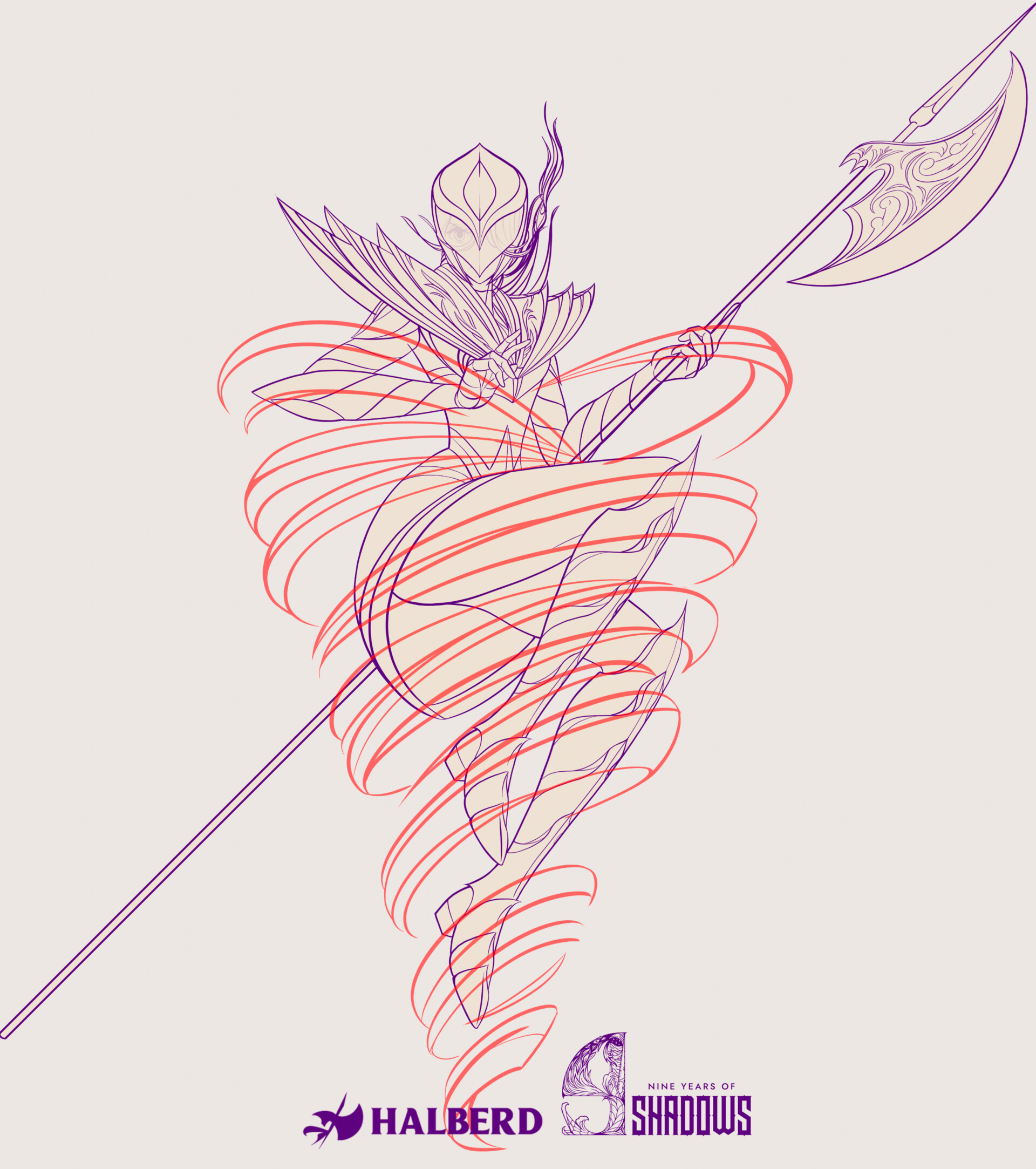 ArtStation - Europa Helios Armor Line Art