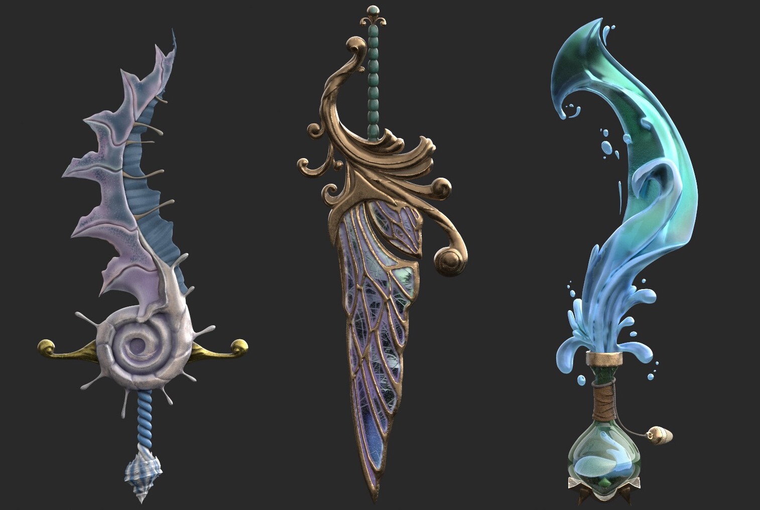 ArtStation - 3D Swords