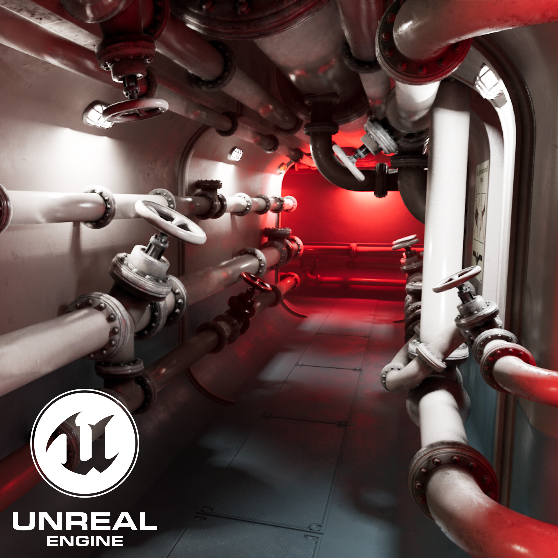 ArtStation - Submarine Interior environment - Unreal Engine 5