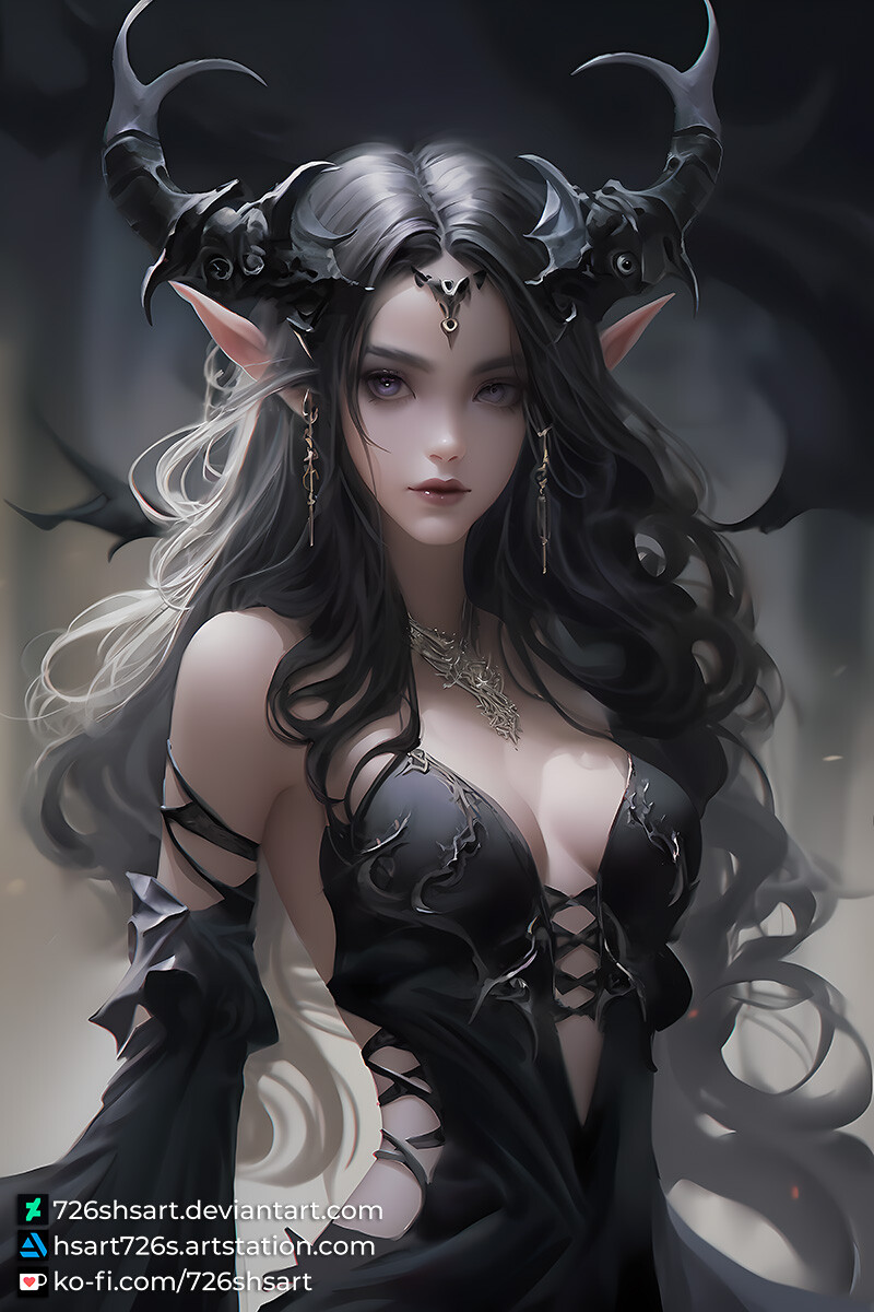 ArtStation - (11) Goddess of The Darkness