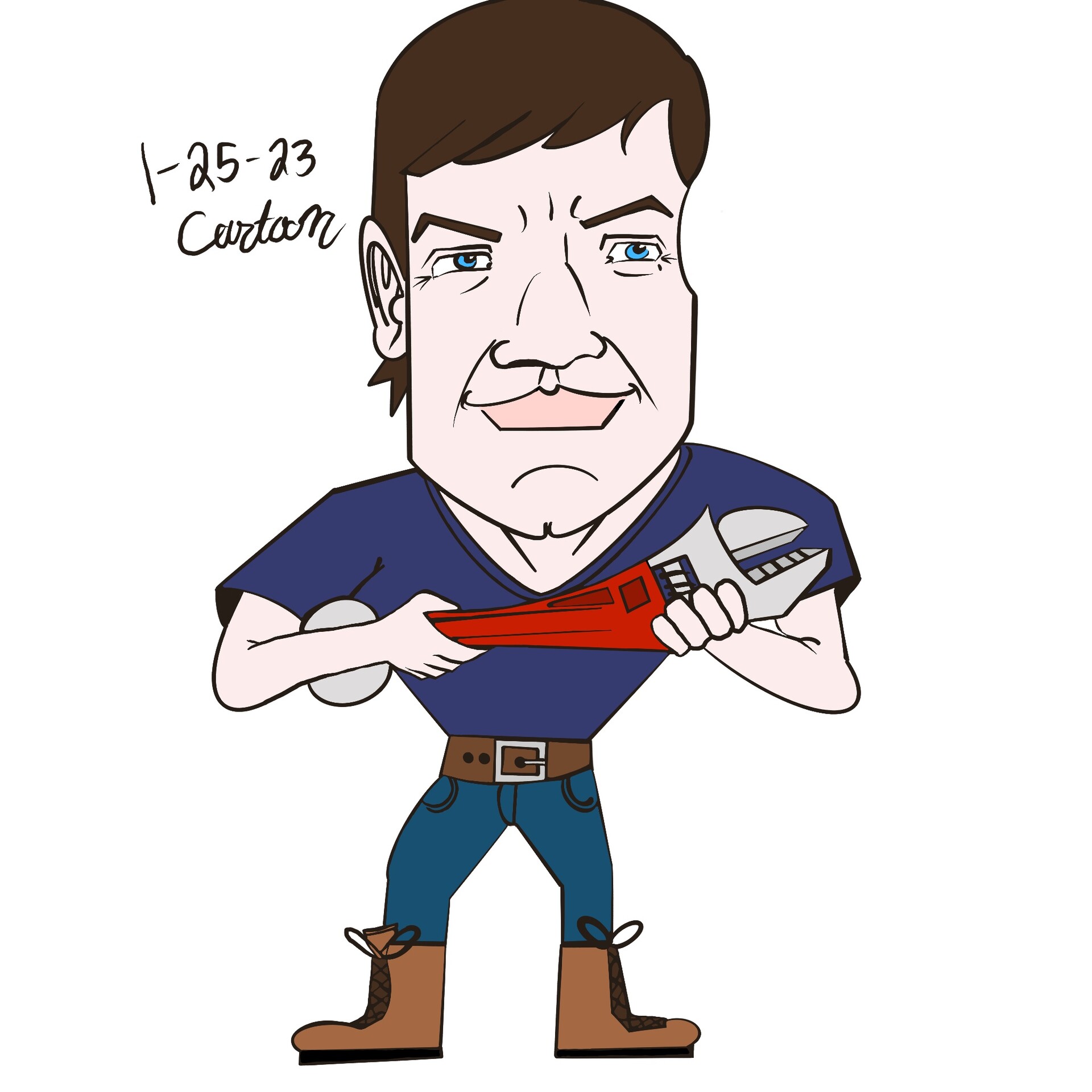 ArtStation - Plumber Caricature