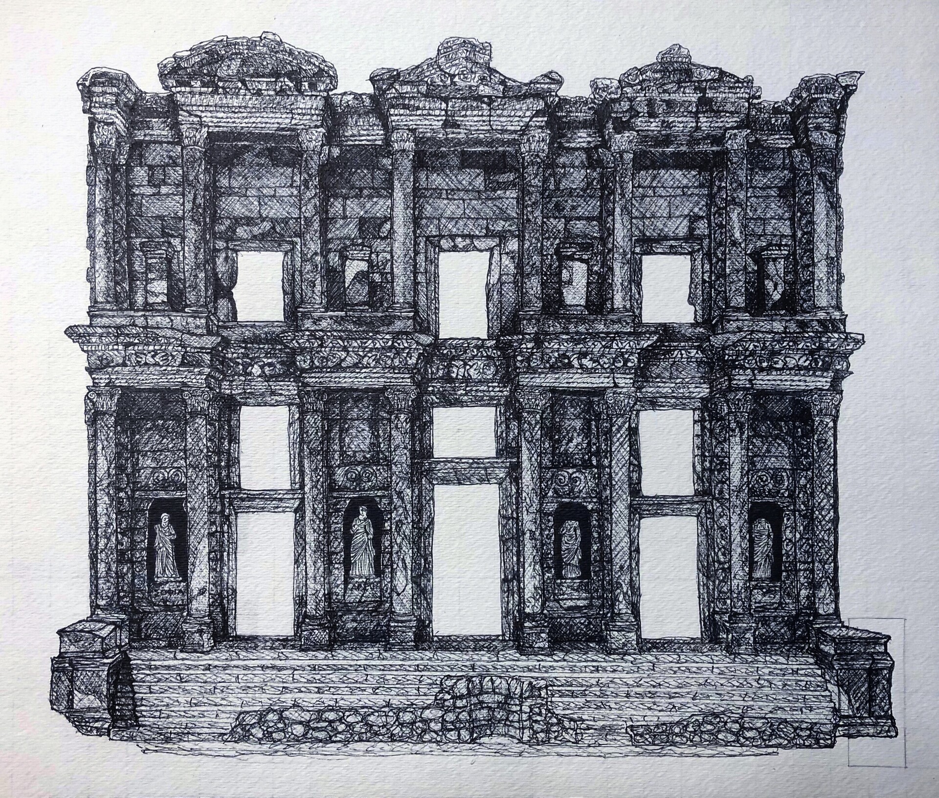 ArtStation - Library of Celsus