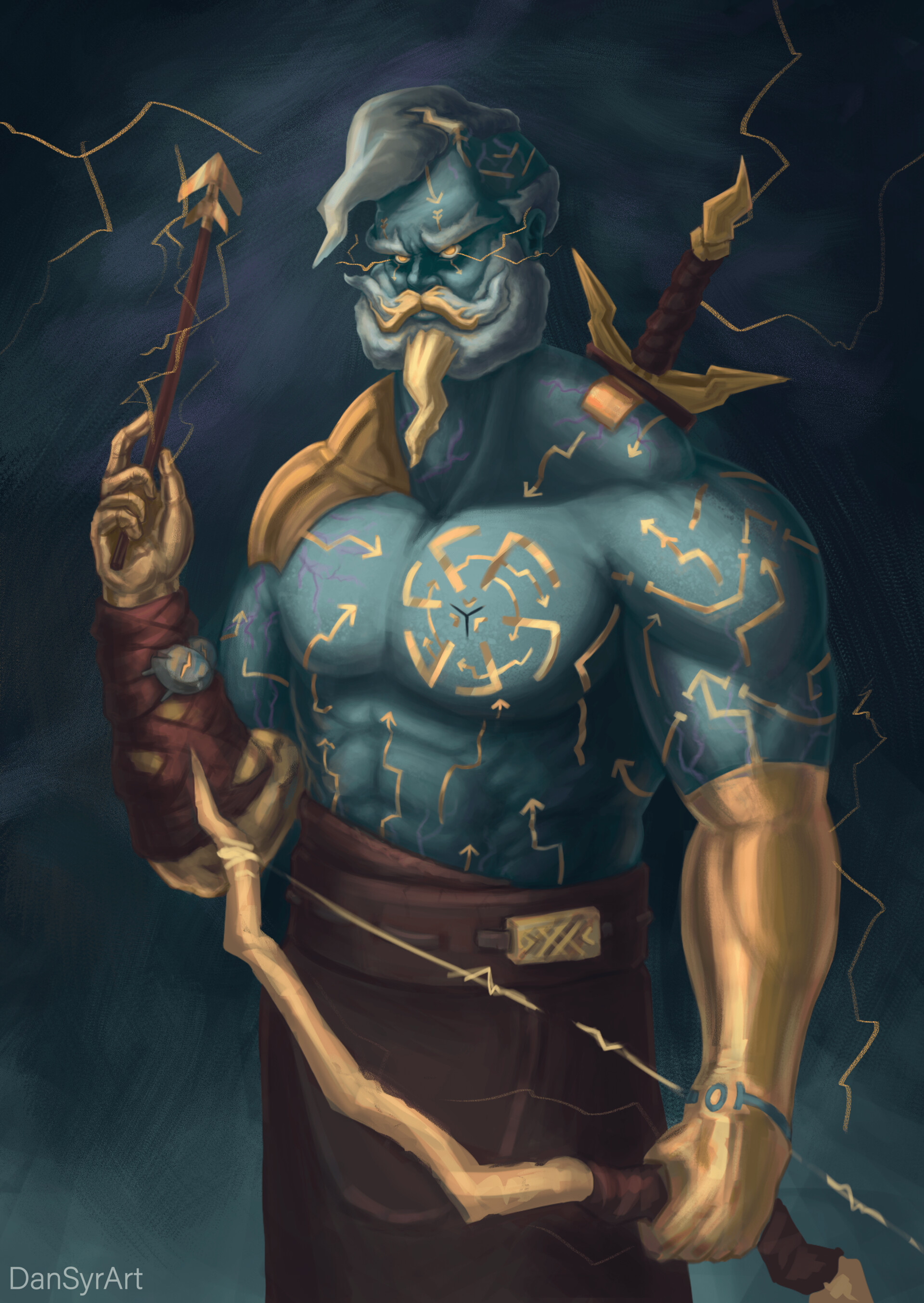 ArtStation - Thunder God Perun