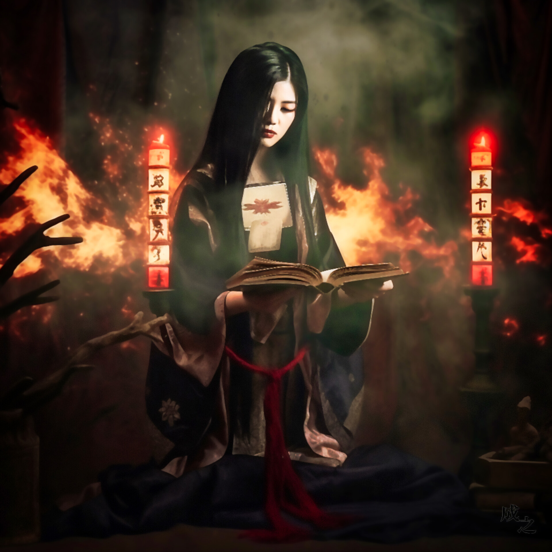 ArtStation - OMOIKANE ( JAPANESE GOD OF KNOWLEDGE )