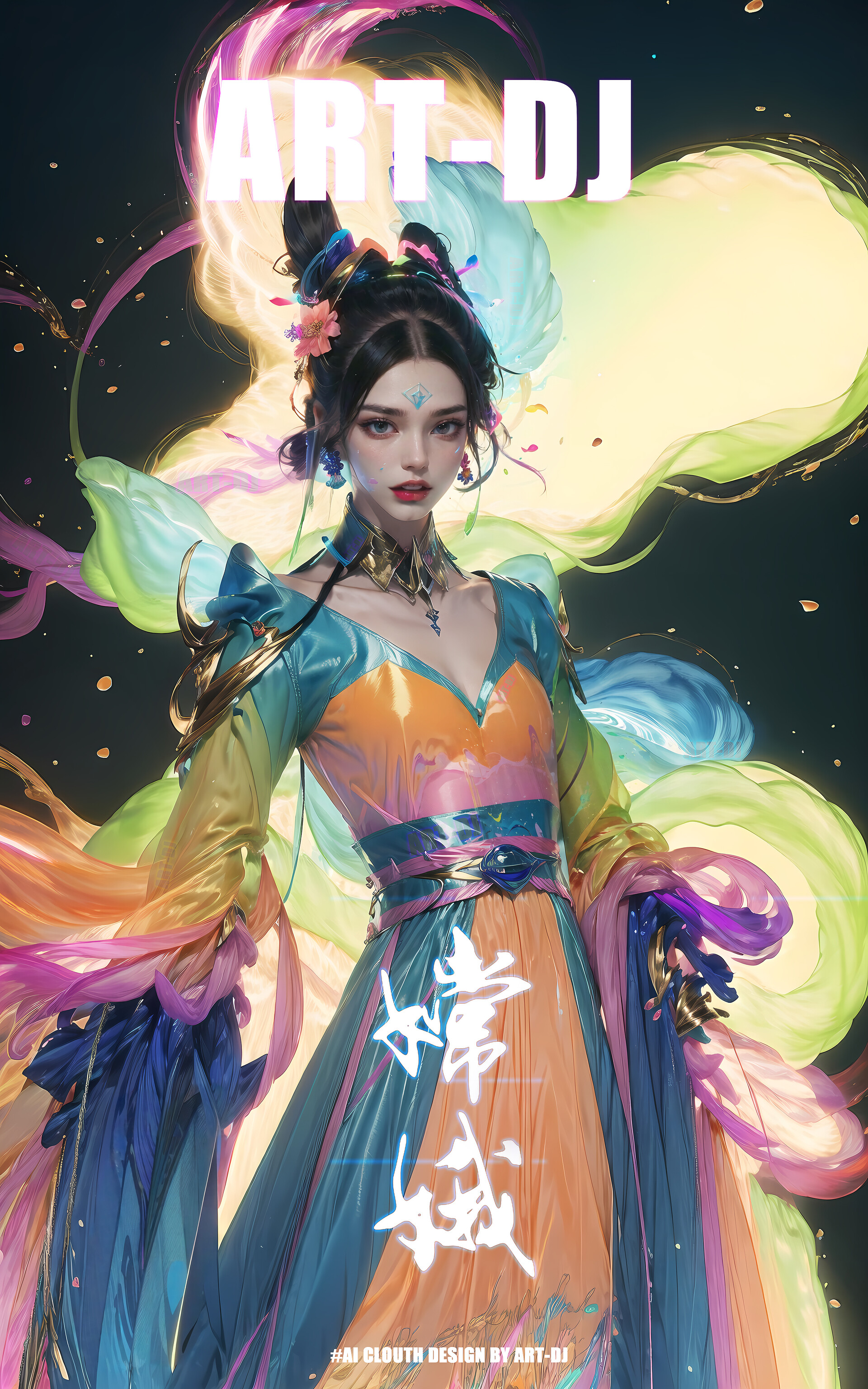 ArtStation - 嫦娥 META-fashion ancient Goddess