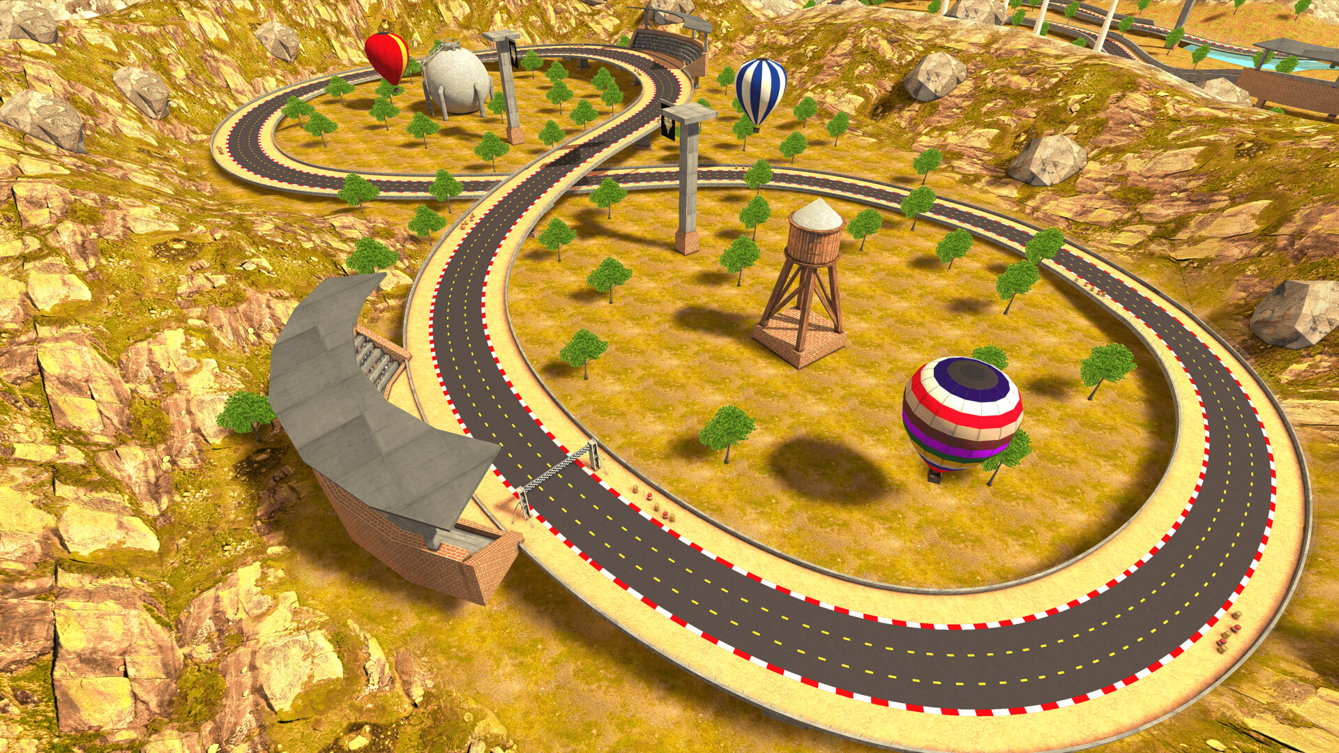 ArtStation - Bike Racing Game Environment