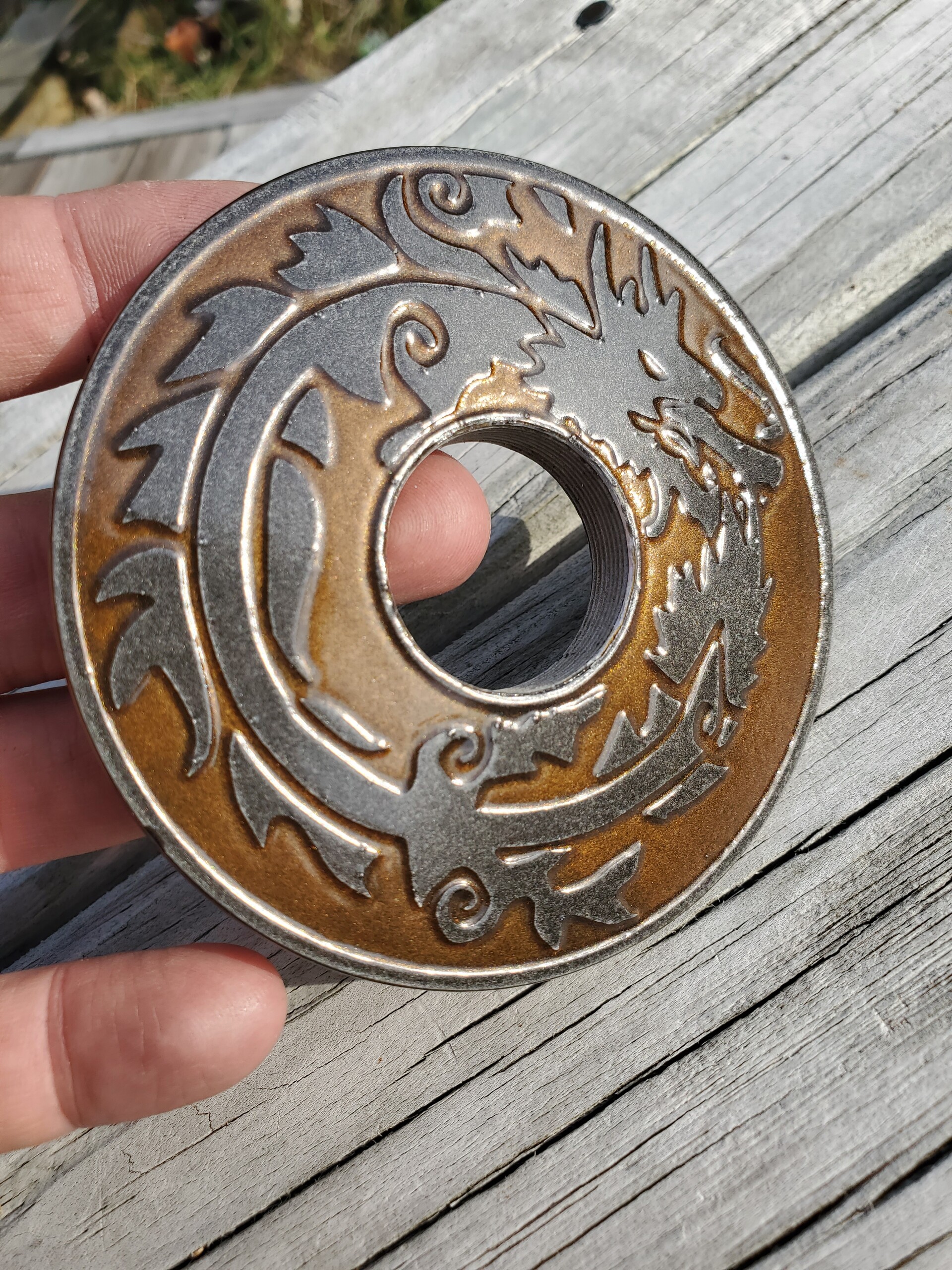 ArtStation - Dragon Tsuba for a Lightsaber, commission