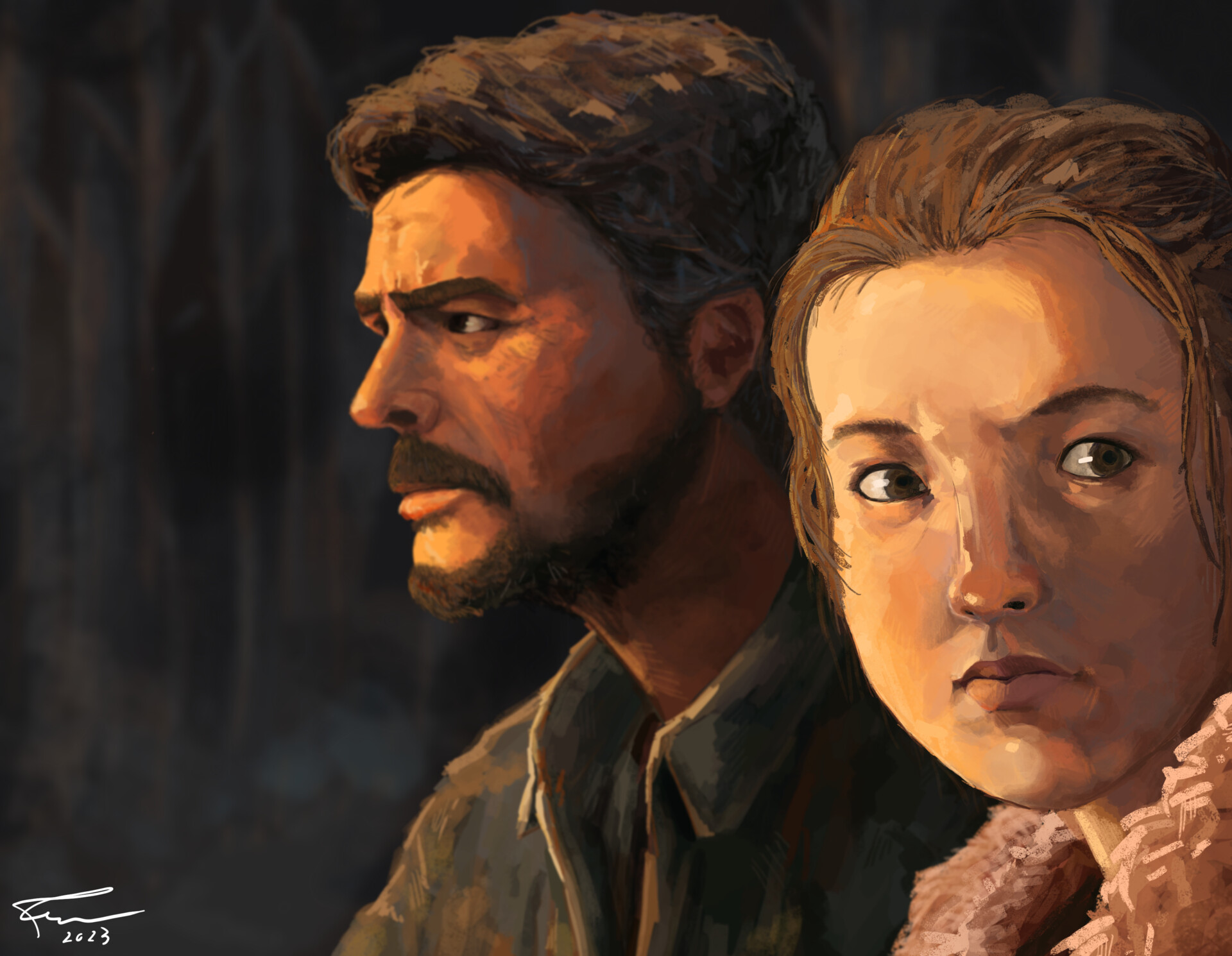 ArtStation - Joel and Ellie