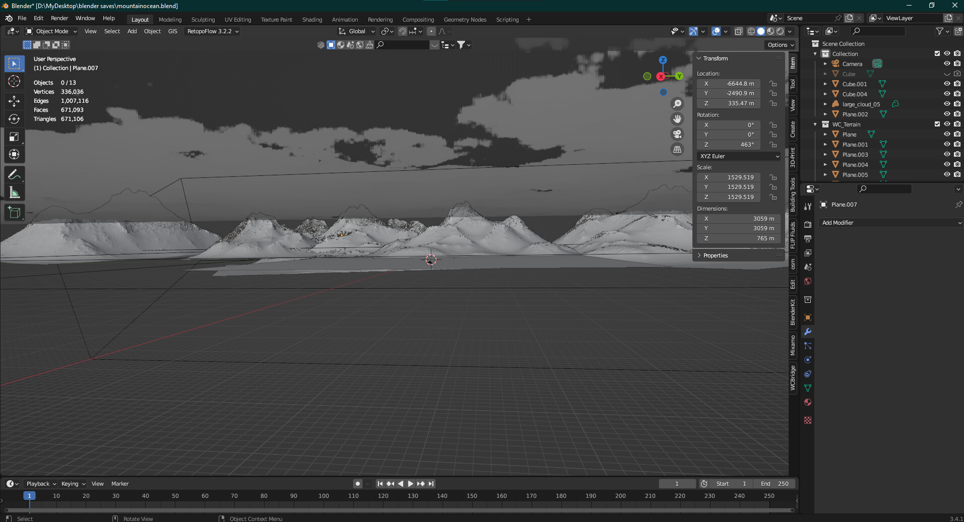 Q3D Creations - Norwegian Fjord Mountains