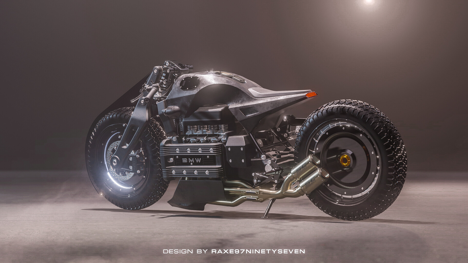 DARK KNIGHT — BMW K100 — BATMAN BIKE CONCEPT by RAXE97NINETYSEVEN by ...