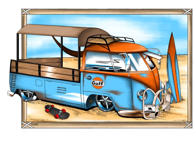 ArtStation - Rusty bus