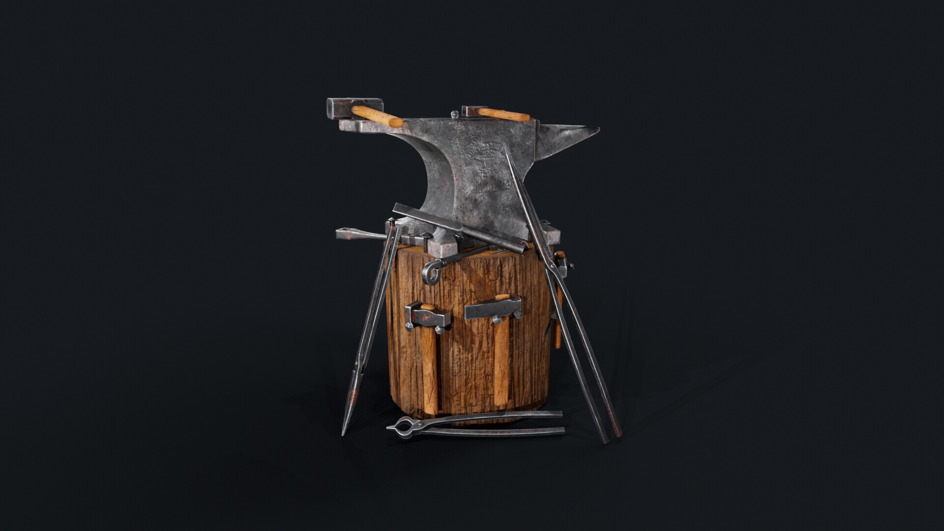 ArtStation - instrument, anvil smithy