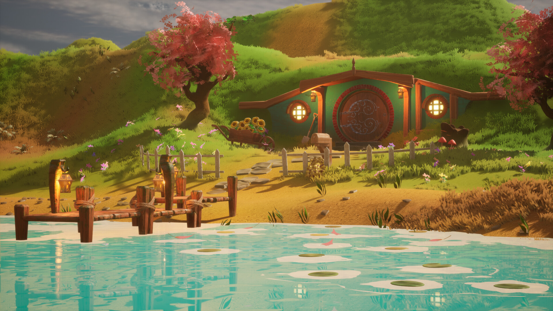 ArtStation - Hobbits House