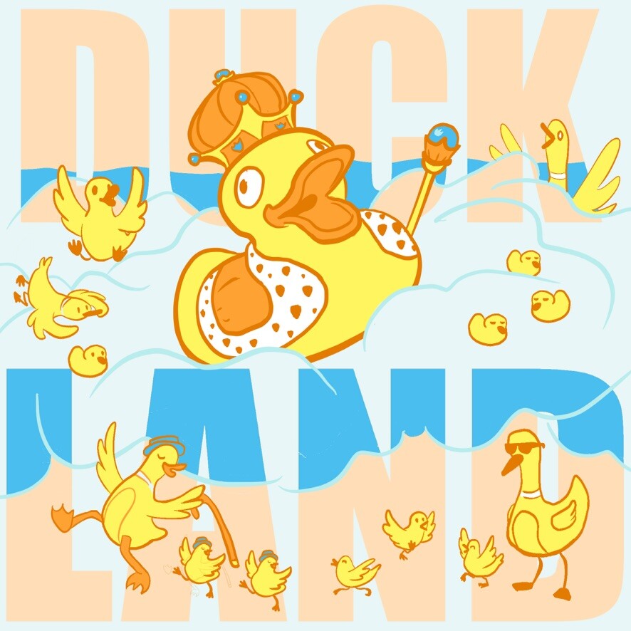 ArtStation - Duck Land by DeadlyUshi - Album Cover
