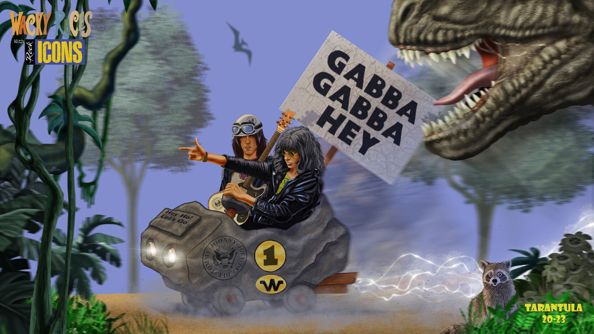 ArtStation - Wacky Races with Rock Icons