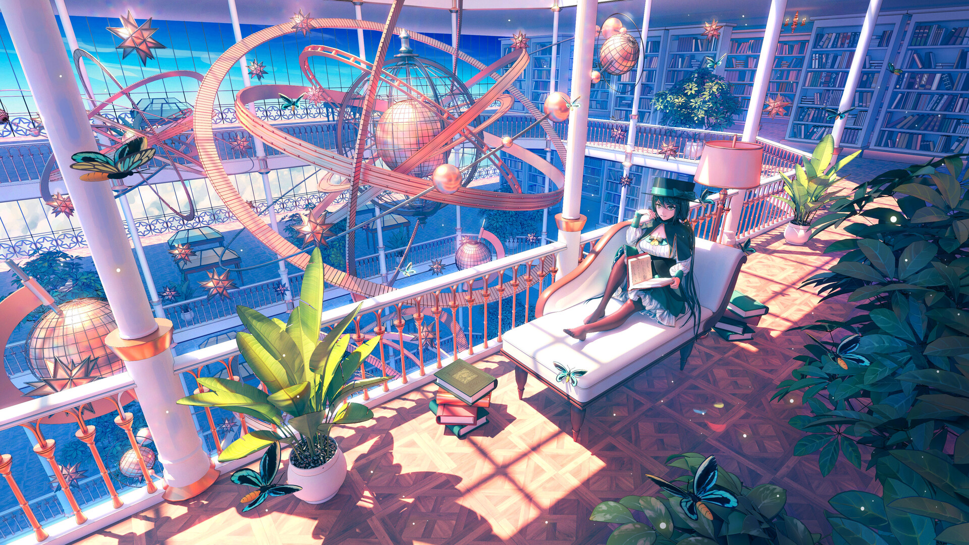 ArtStation - Library in the Sky