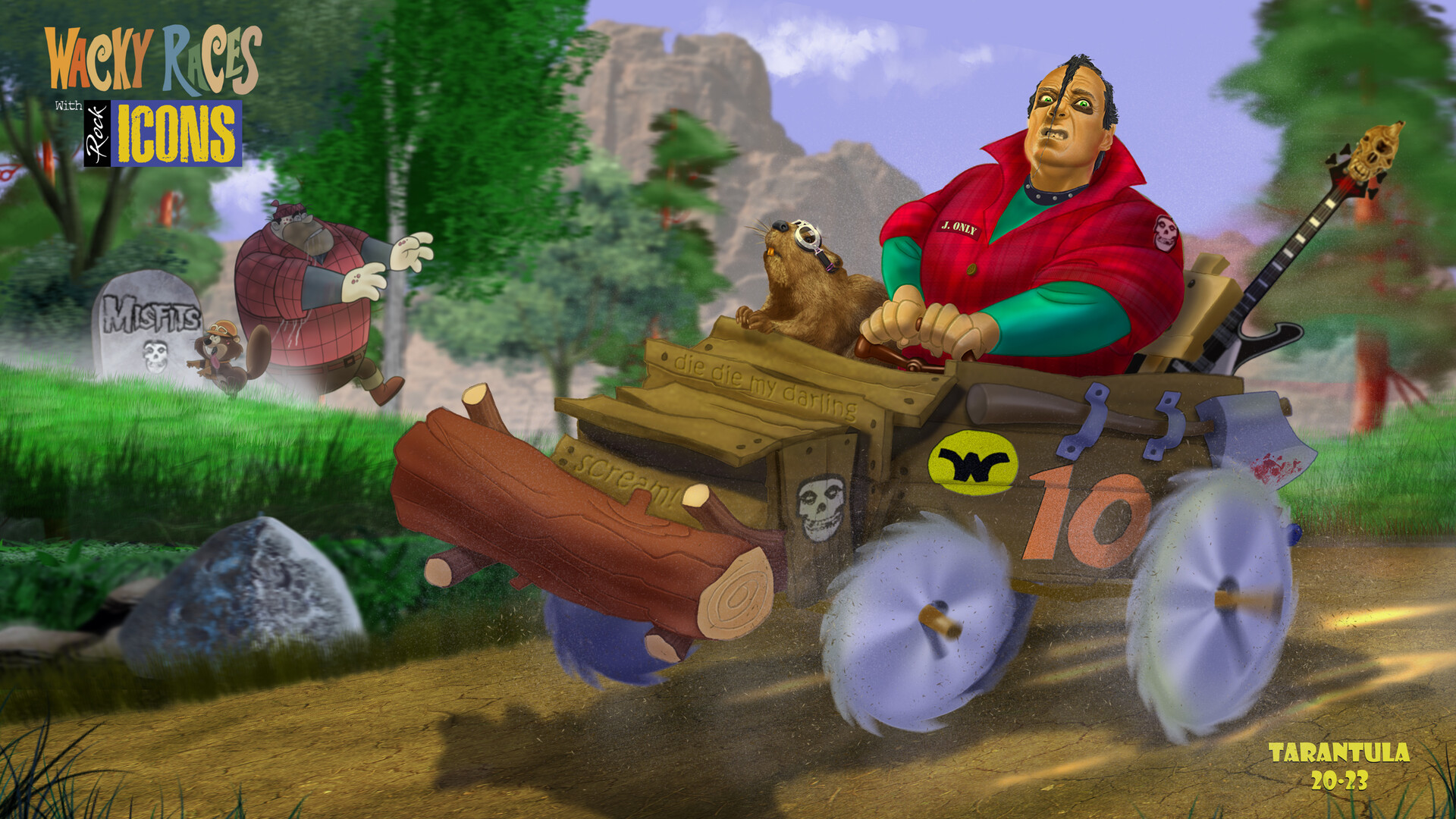 ArtStation - Wacky Races with Rock Icons