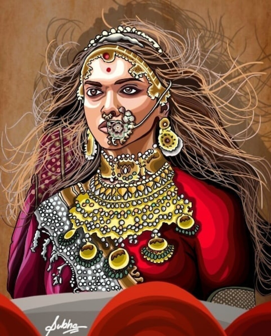 ArtStation - RANI PADMAVATI DIGITAL PORTRAIT
