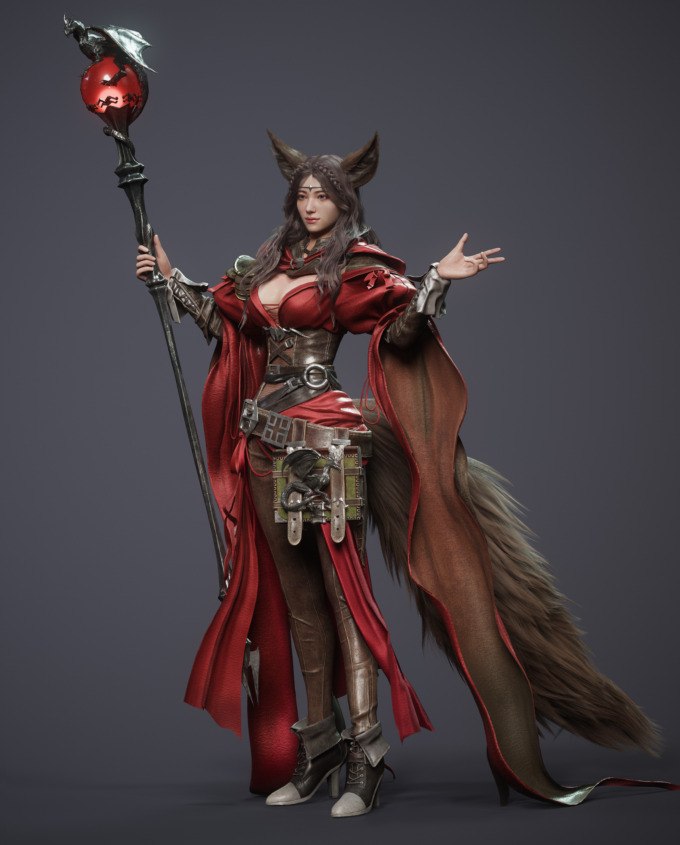 kyoung su oh - Fox Sorcerer Girl.