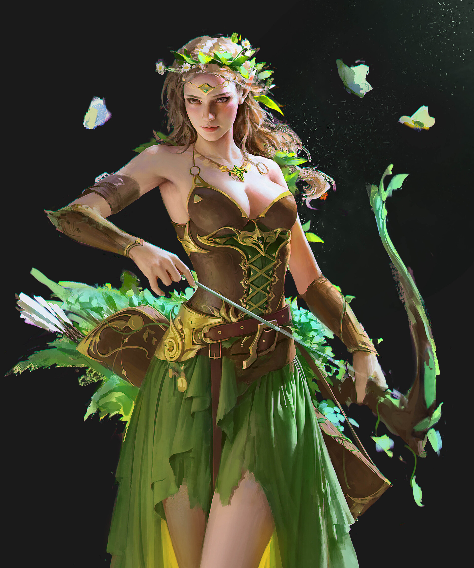 ArtStation - 精灵女