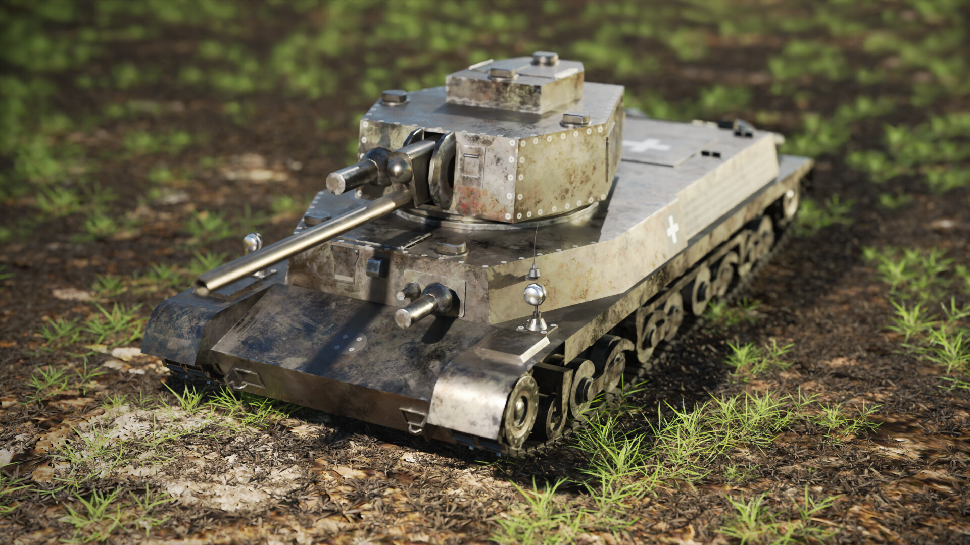ArtStation - Tank 3d Model and Texture