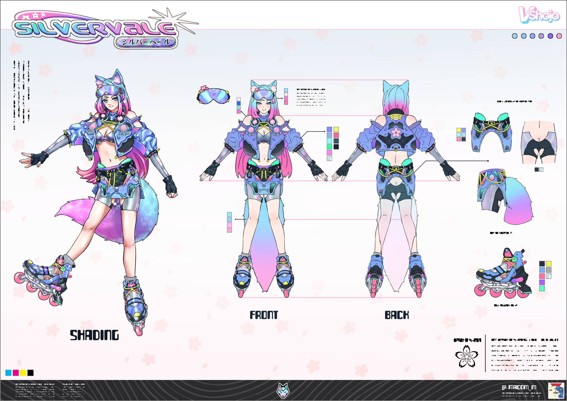 ArtStation - Silvervale Character Design