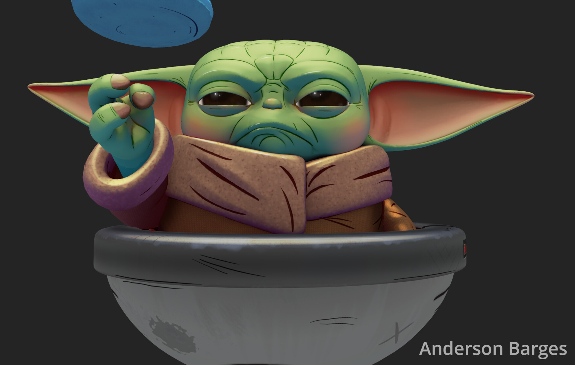 ArtStation - Baby yoda "Grogu"