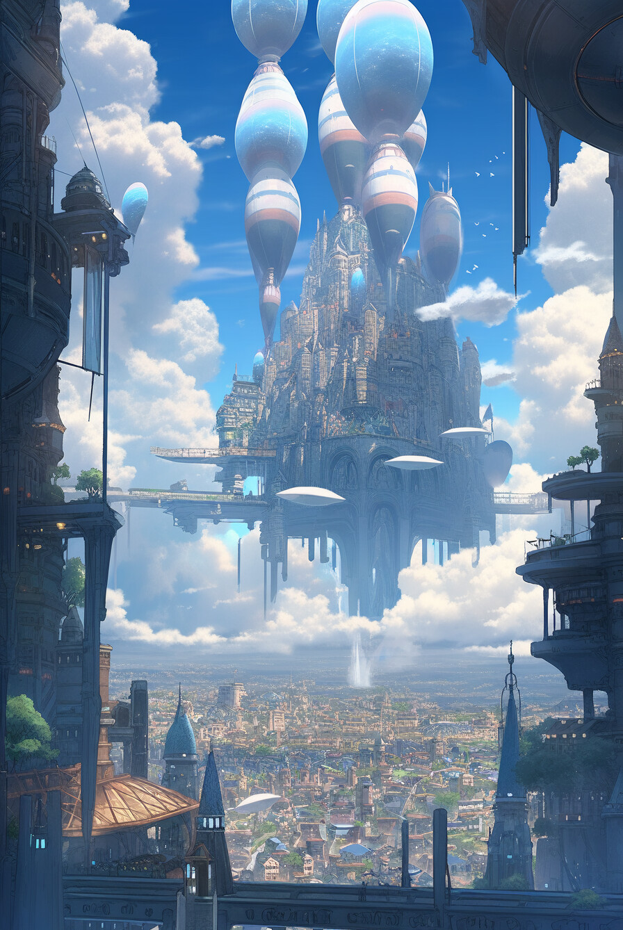 ArtStation - The City in the clouds3