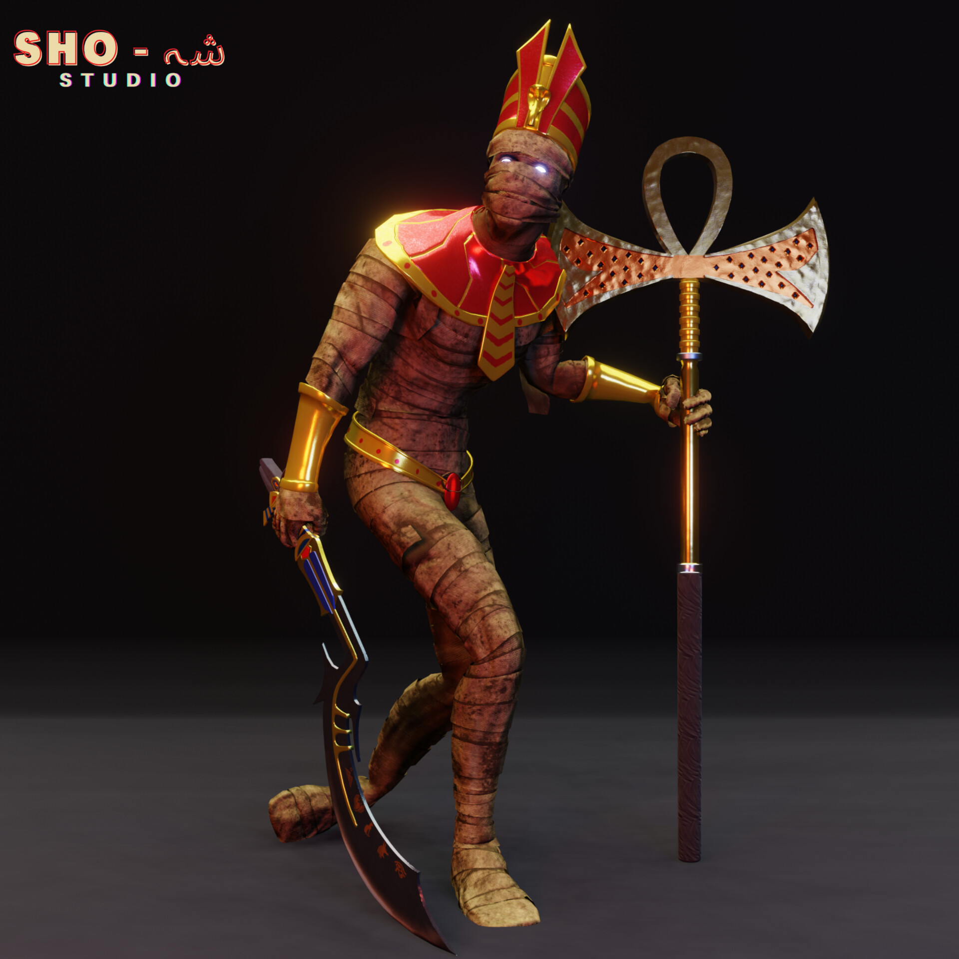 ArtStation - 3D Mummy Character