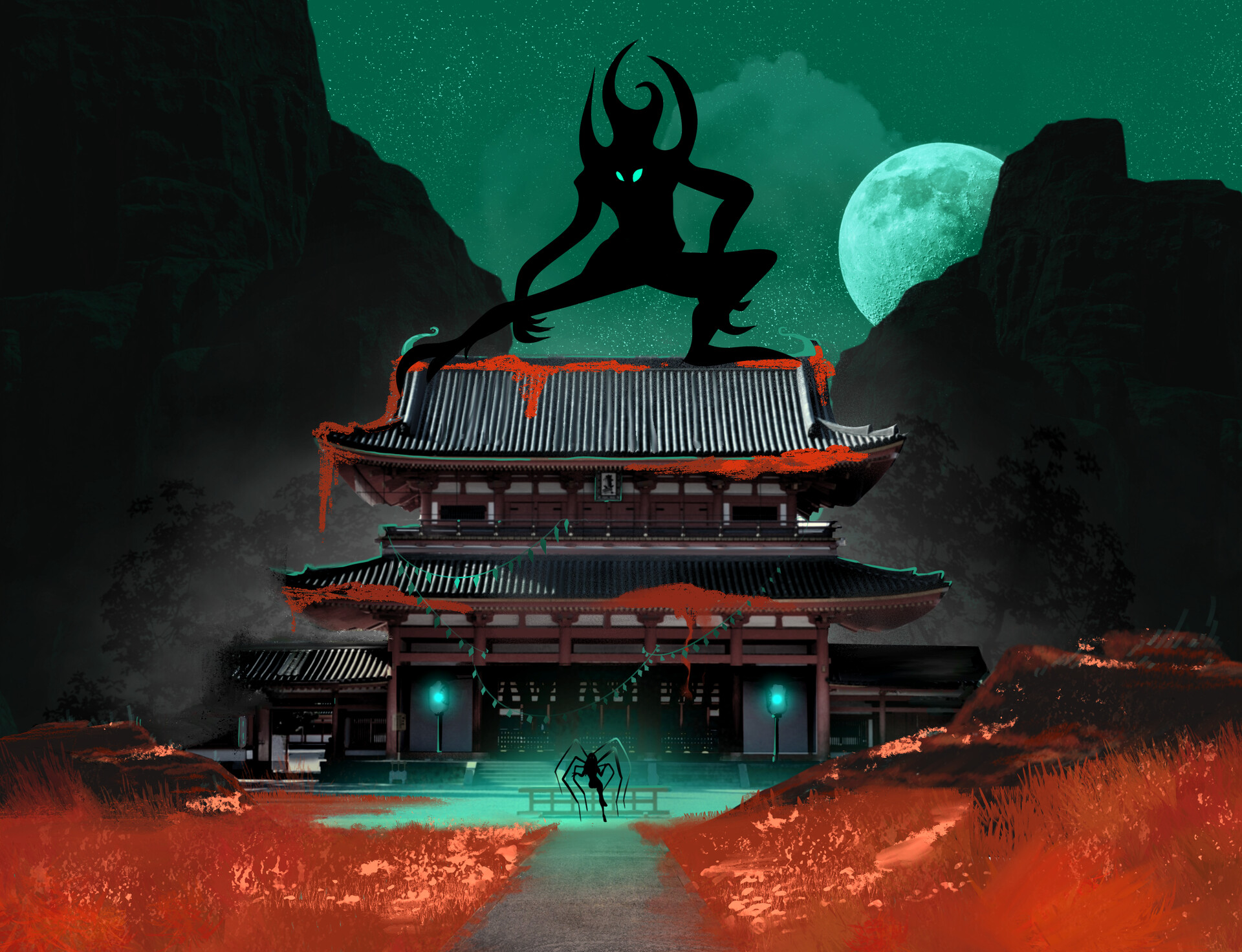 ArtStation - Demon Shrine. Epic Temple