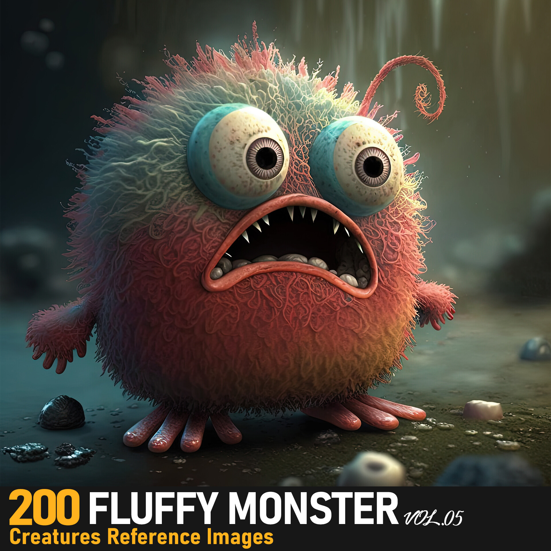 ArtStation - Fluffy Monster |4K Reference Images