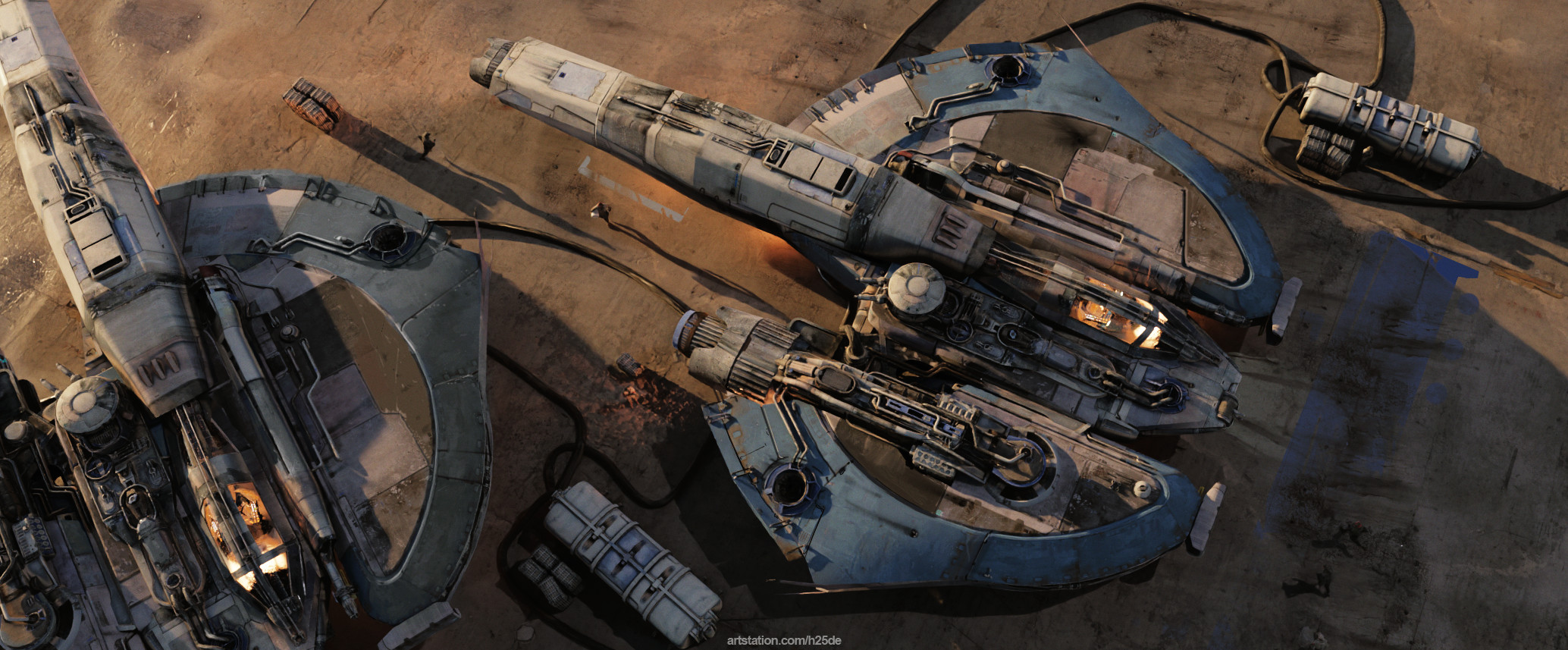 PWing - Big Medium Small Greeble Pack by Will Hyder, model by Rasmus ...