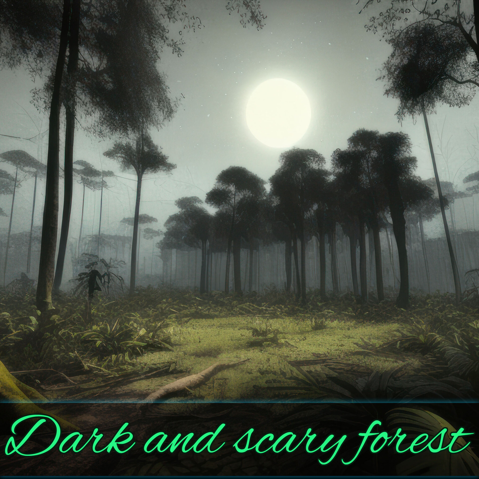 ArtStation - 190 Dark and Scary Forest Reference Pack _4K